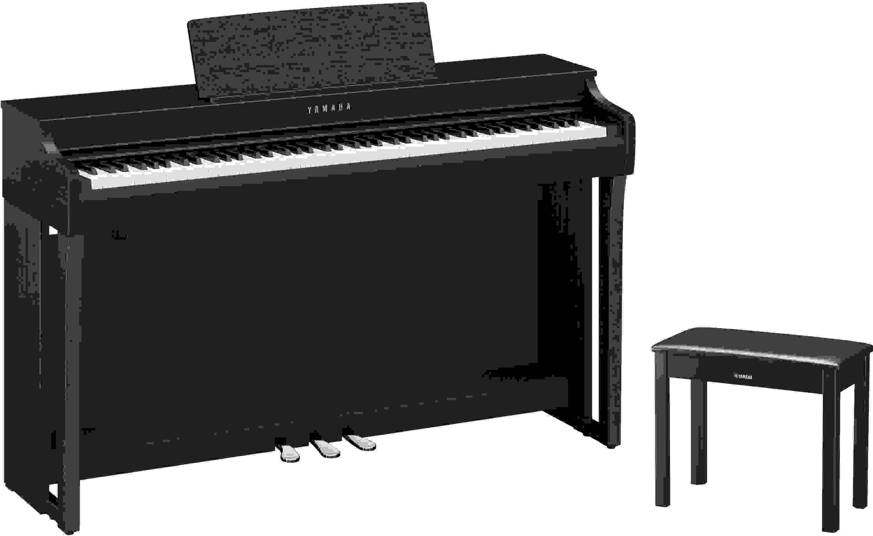 Yamaha Clavinova CLP-825 Console Digital Piano with Bench - Matte Black | Sweetwater