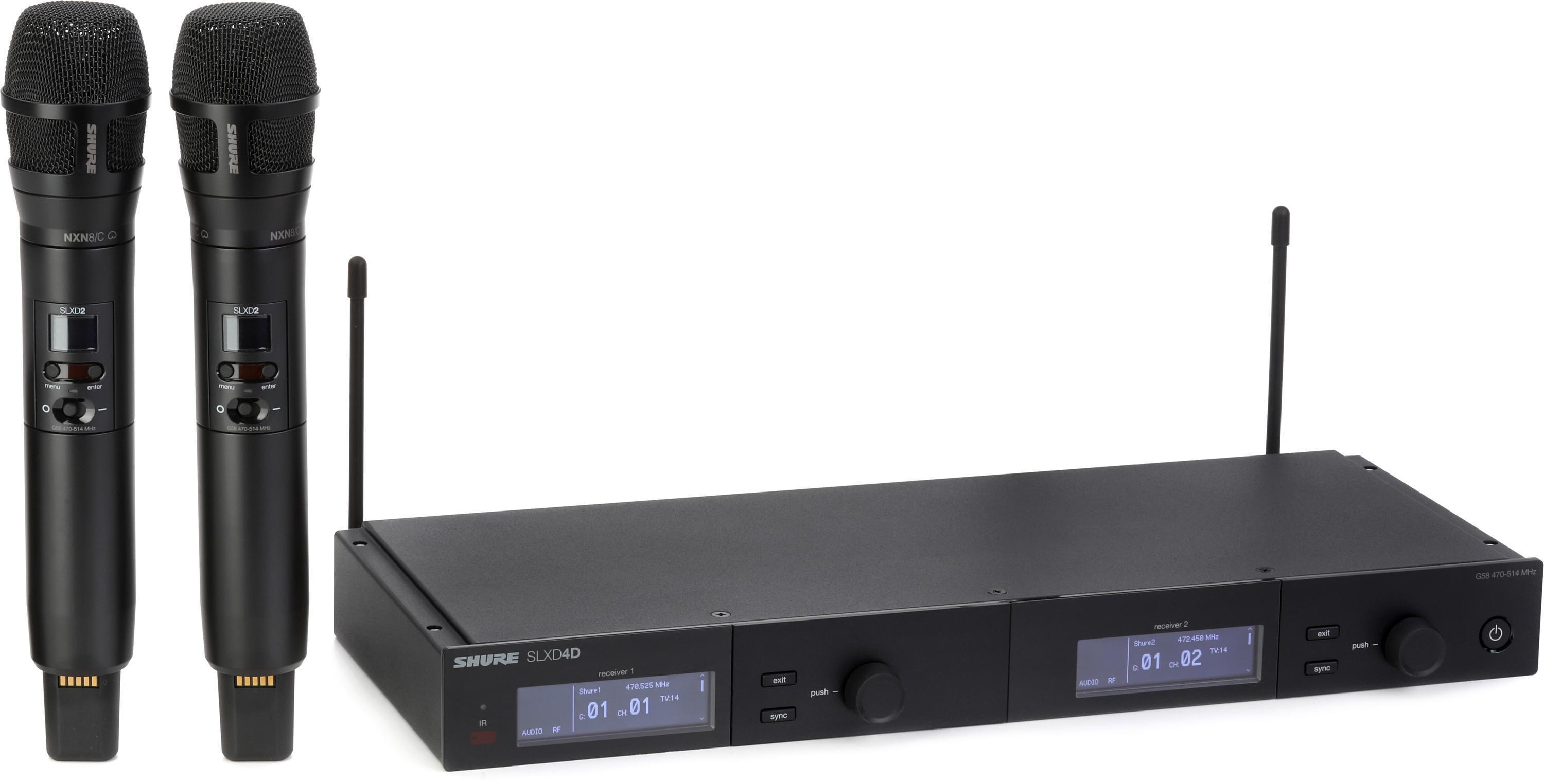 Shure SLX-D/Nexadyne Digital Wireless Microphone System | Sweetwater