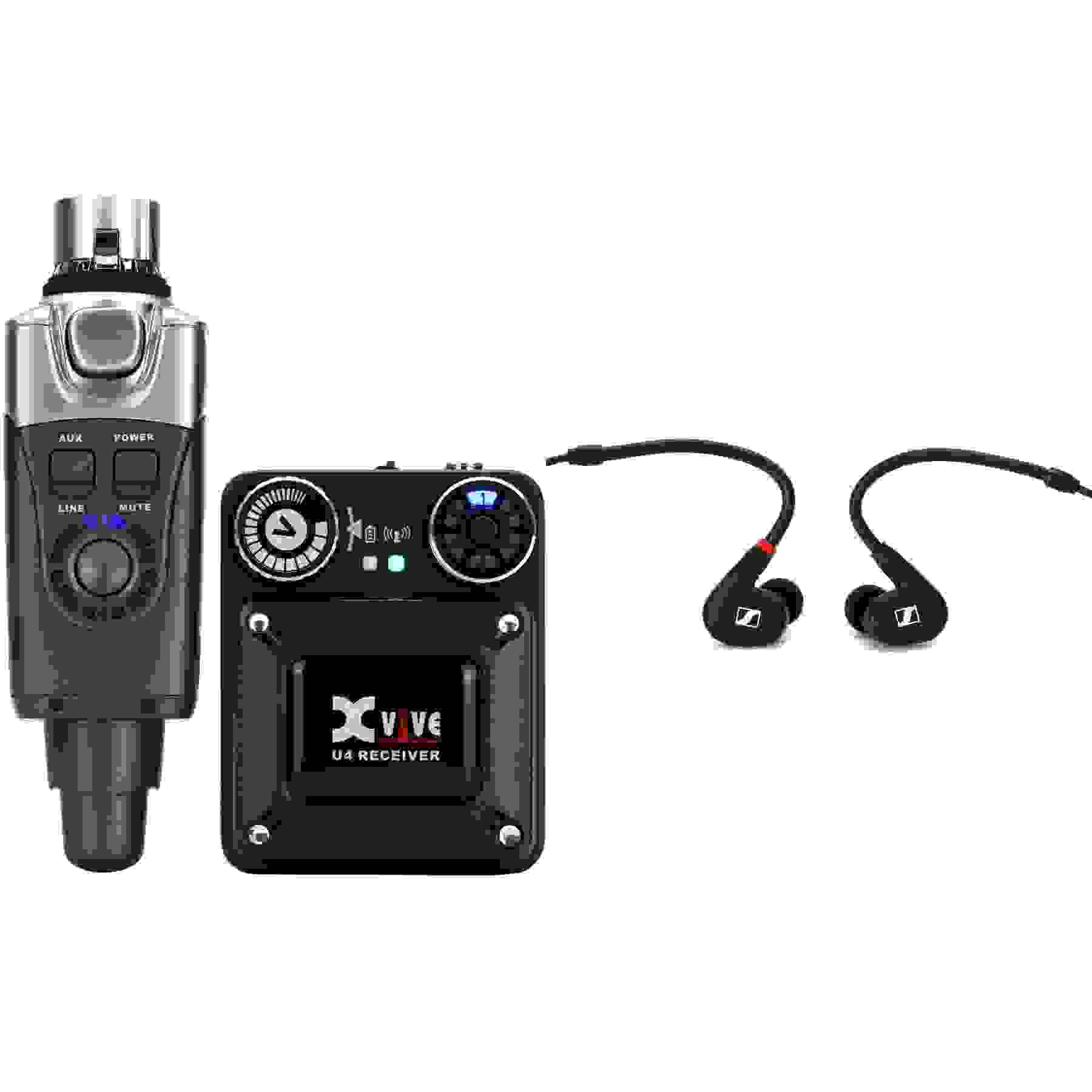 Xvive U4 Wireless In-ear Monitoring System with Earphones Bundle | Sweetwater