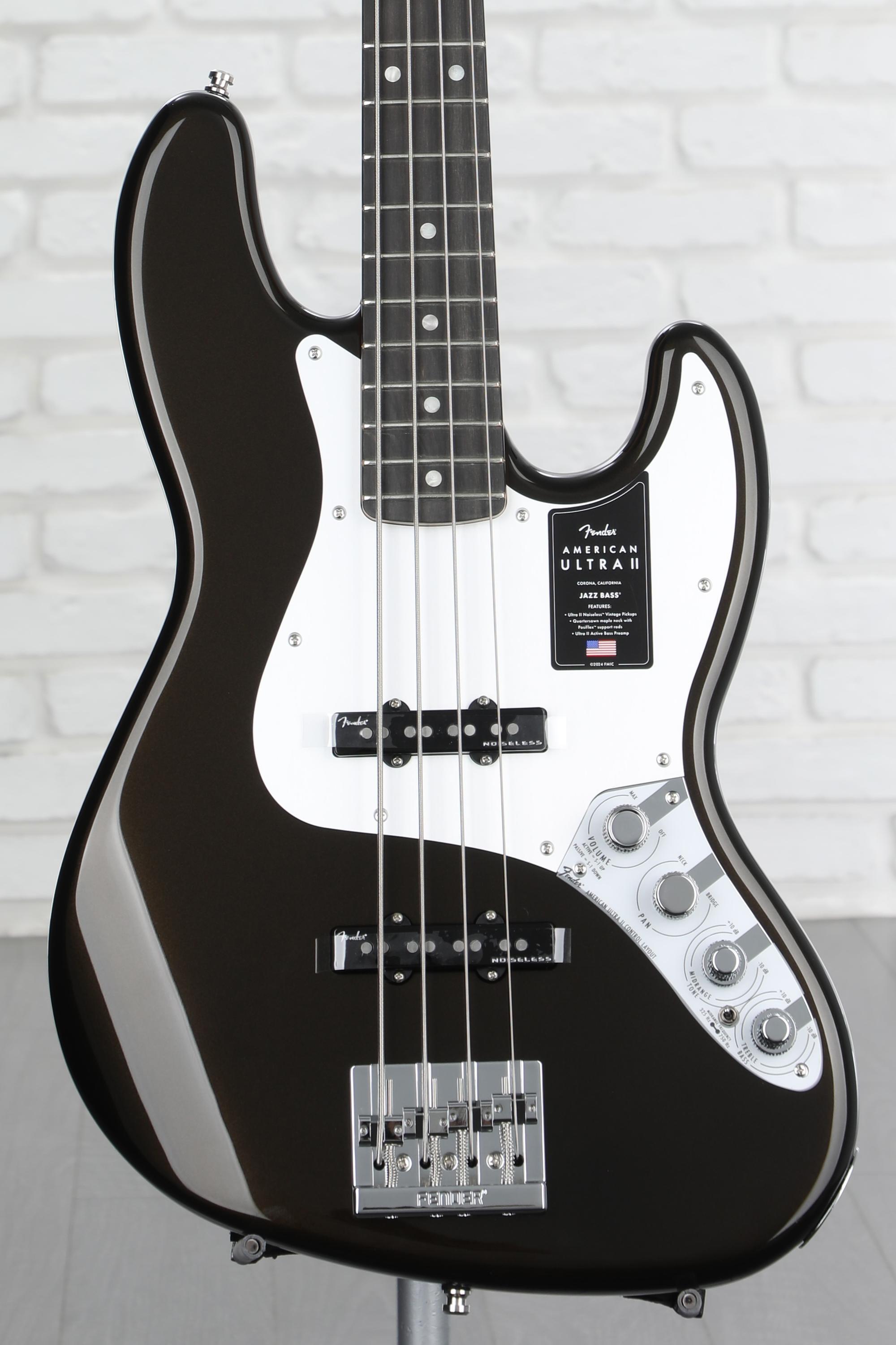 Fender American Ultra II Jazz Bass - Texas Tea, Ebony Fingerboard ...