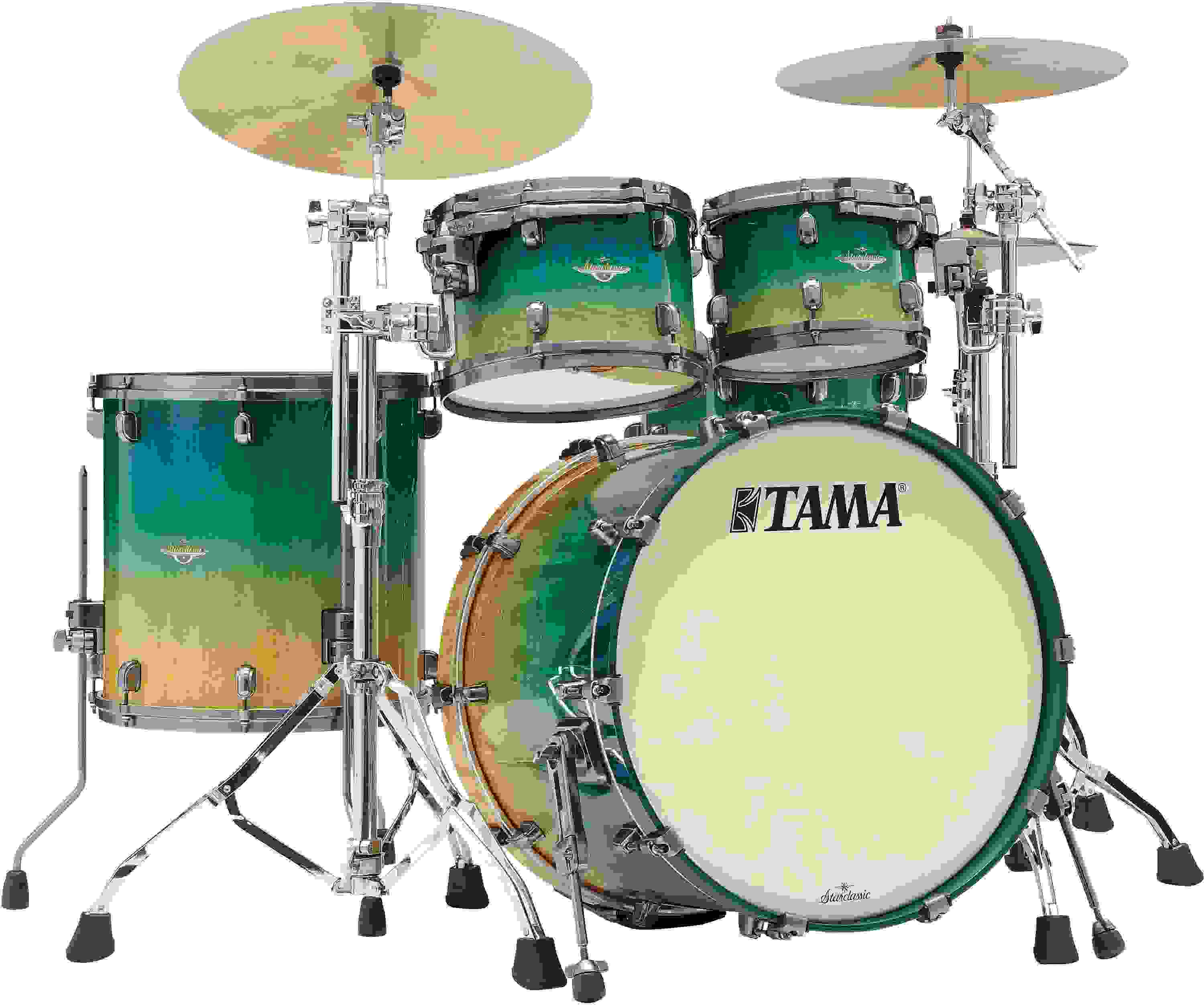 Tama Starclassic Maple 4-piece Shell Pack - Marine Shoreline Movingui ...