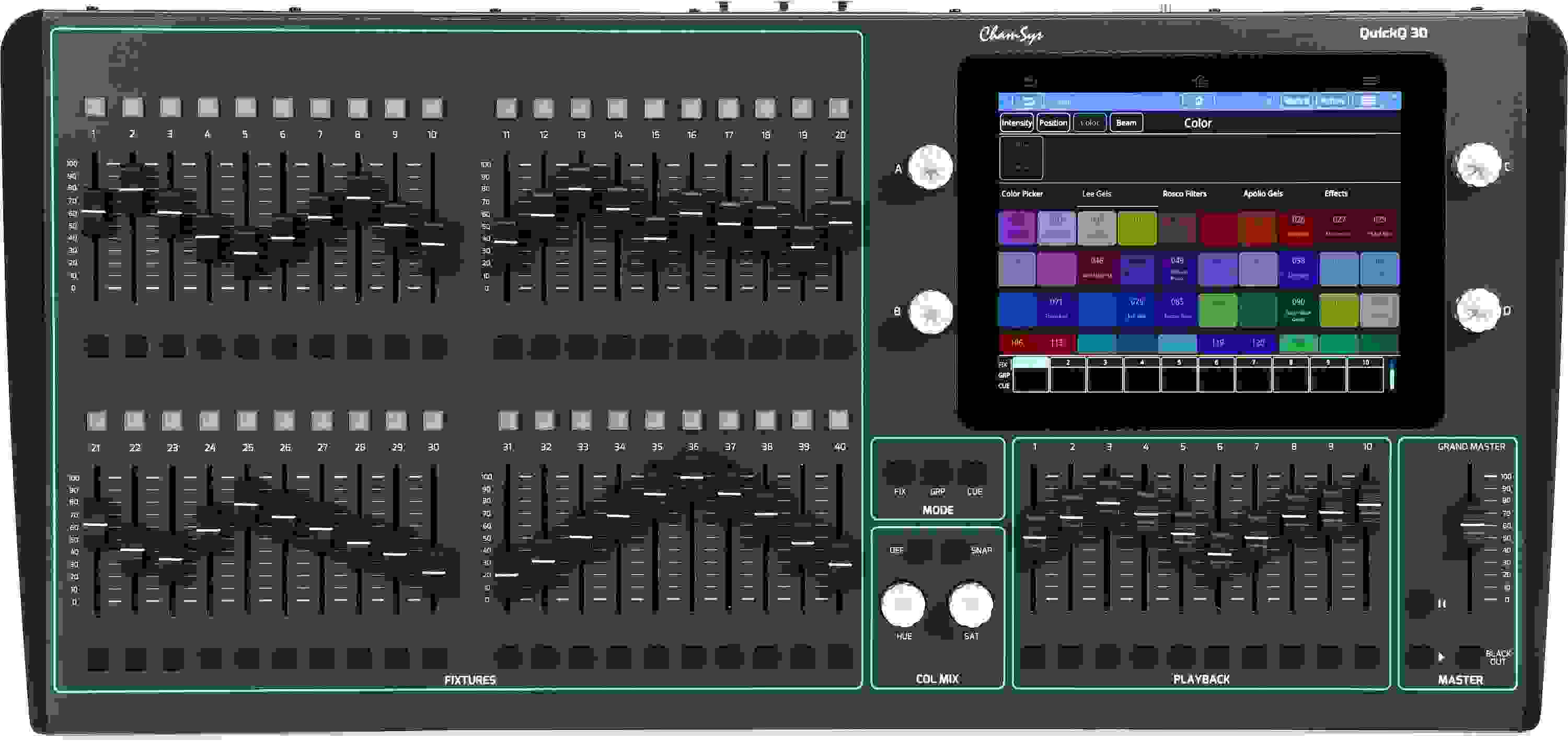 ChamSys QuickQ 30 4-universe Compact Lighting Console | Sweetwater