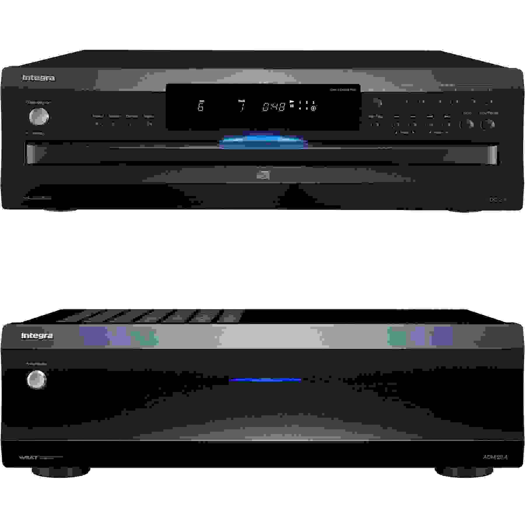 Integra CDC-3.4 2-channel 6-disc CD Player and ADM-20.4 Power Amplifier ...
