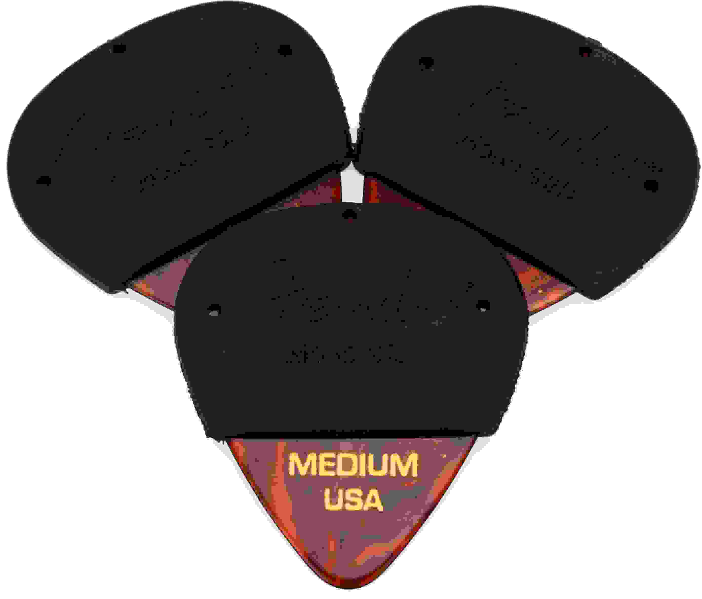 Fender Mojo Grip Standard Guitar Picks - Medium, Tortoise, 3-pack ...