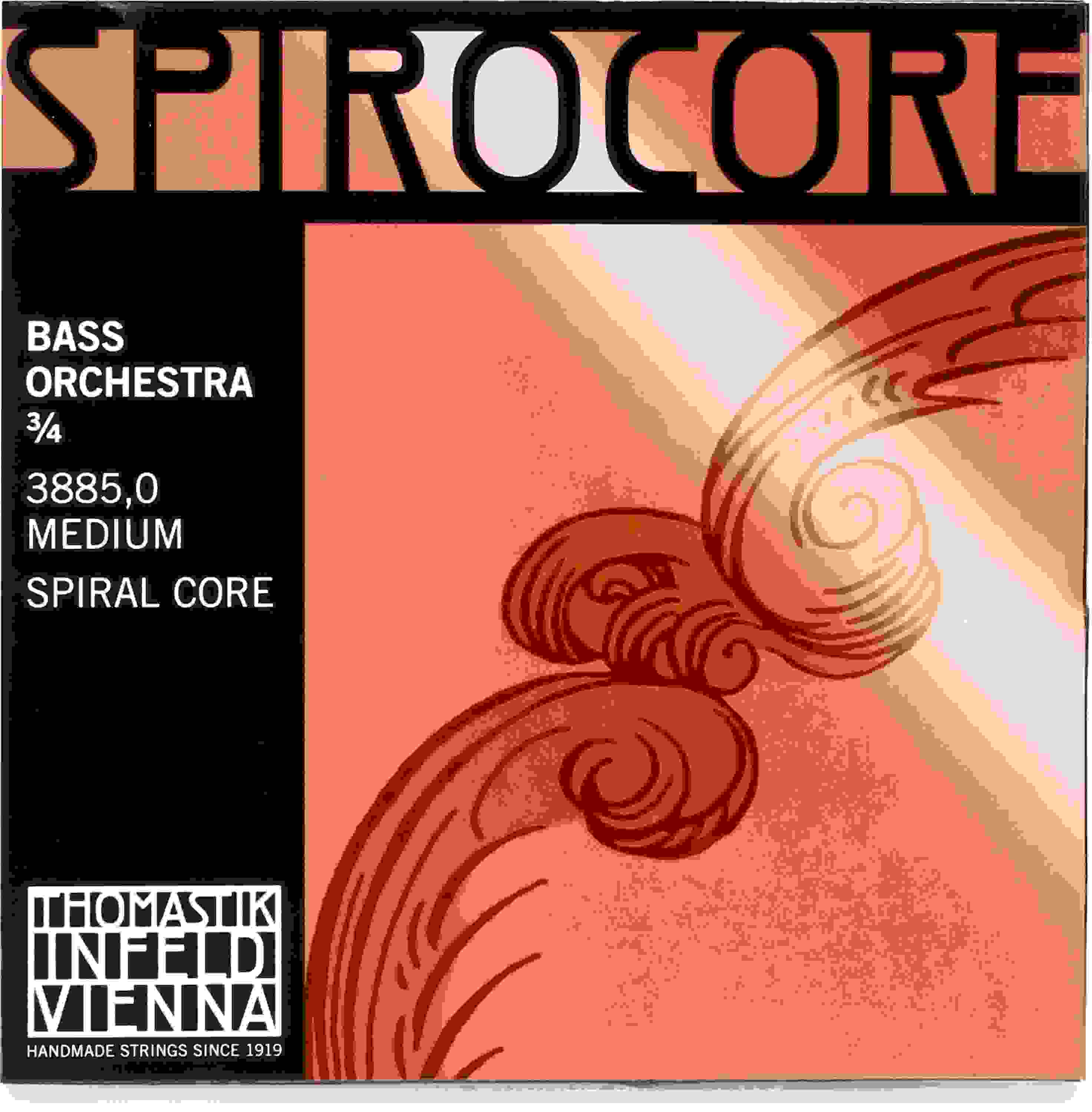 Thomastik-Infeld 3885 Spirocore Orchestra Double Bass String Set - 3/4 Size | Sweetwater