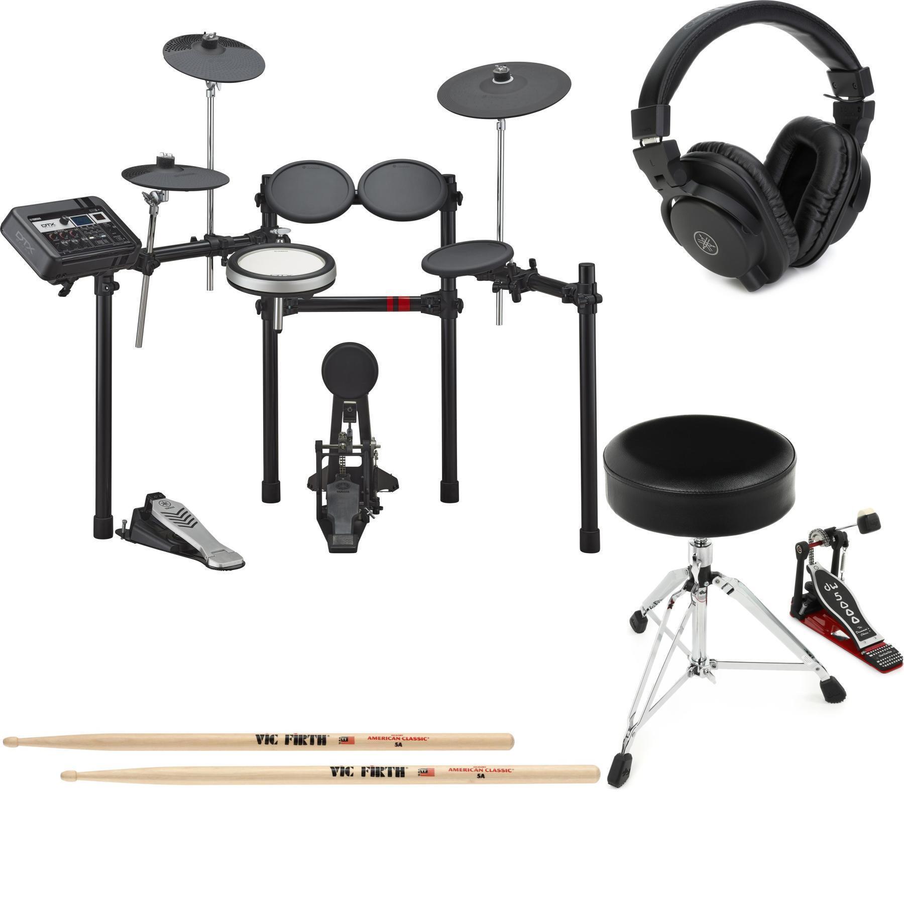 Yamaha DTX6K-X Electronic Drum Set Essentials Bundle | Sweetwater