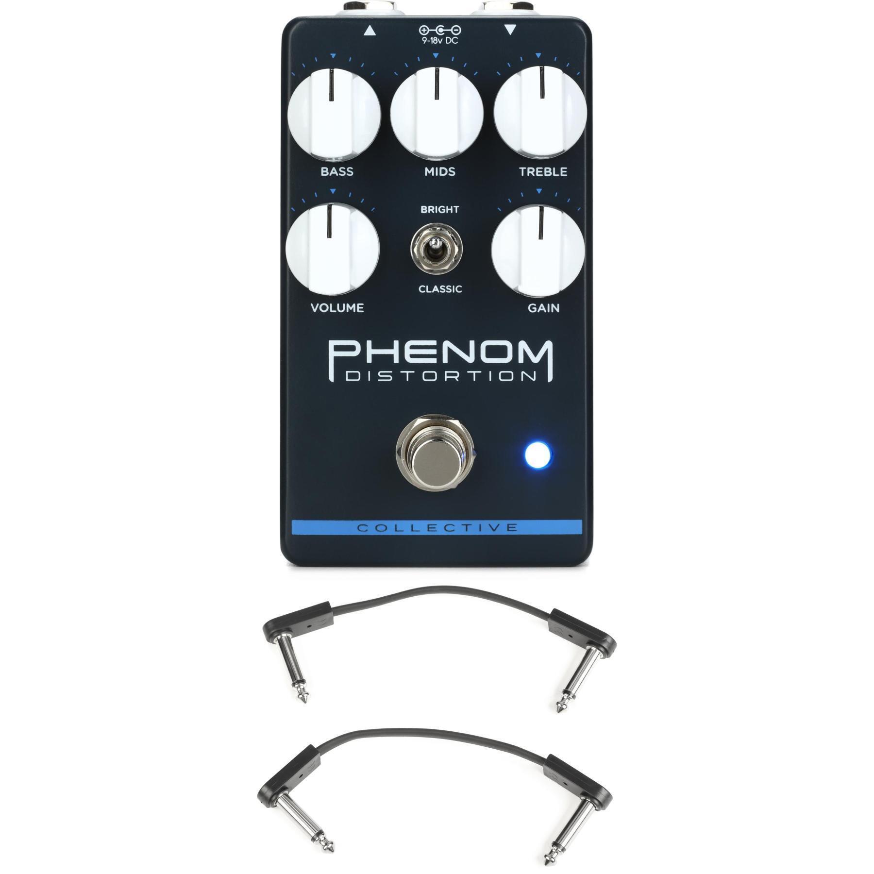 Wampler Phenom Distortion Pedal with EBS Patch Cables | Sweetwater
