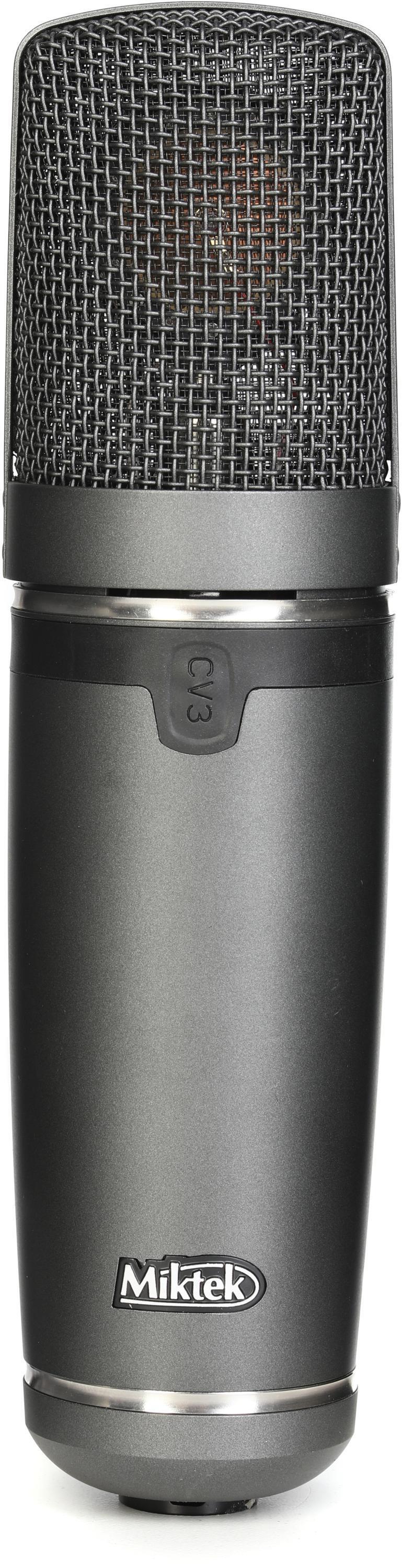 Miktek CV3 Large-diaphragm Tube Condenser Microphone | Sweetwater
