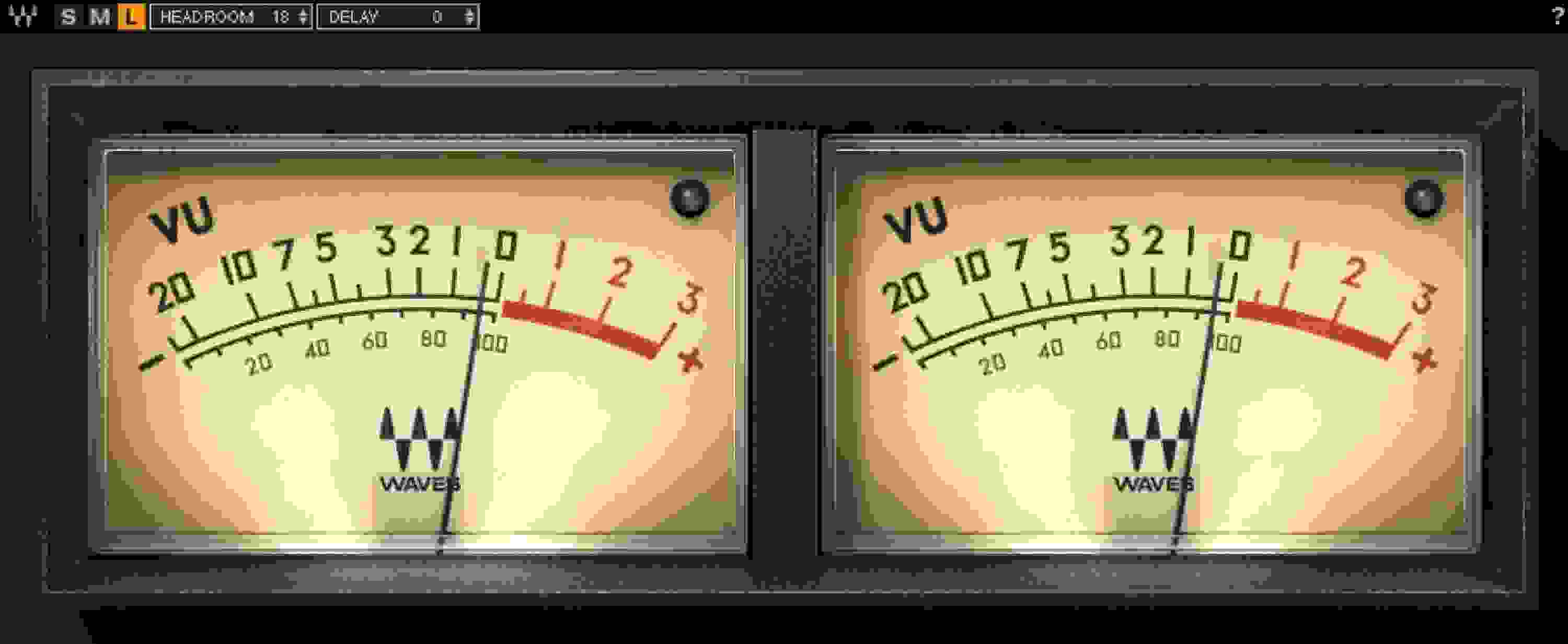 Waves VU Meter Virtual Metering Plug-in | Sweetwater