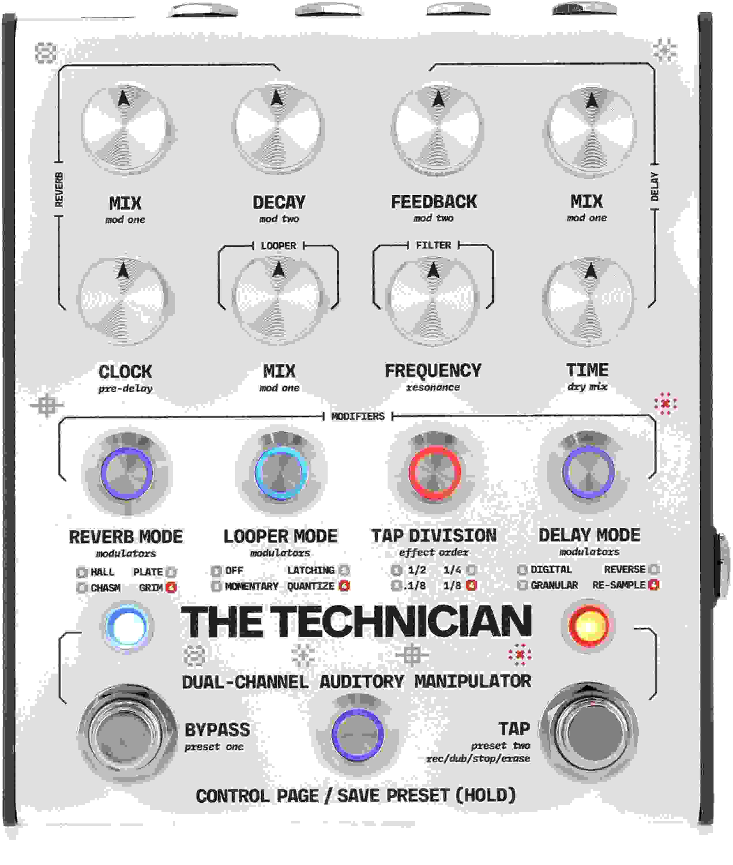 Matthews Effects The Technician Dual Channel Auditory Manipulator Pedal | Sweetwater