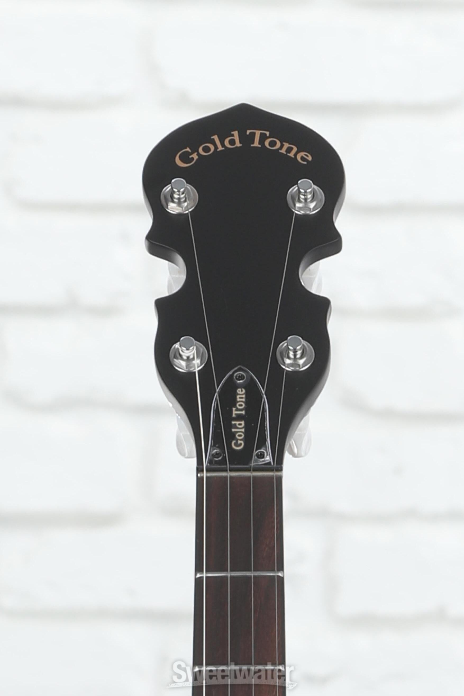 Gold Tone CC-50RP Cripple Creek Resonator Banjo - Satin Vintage Brown ...