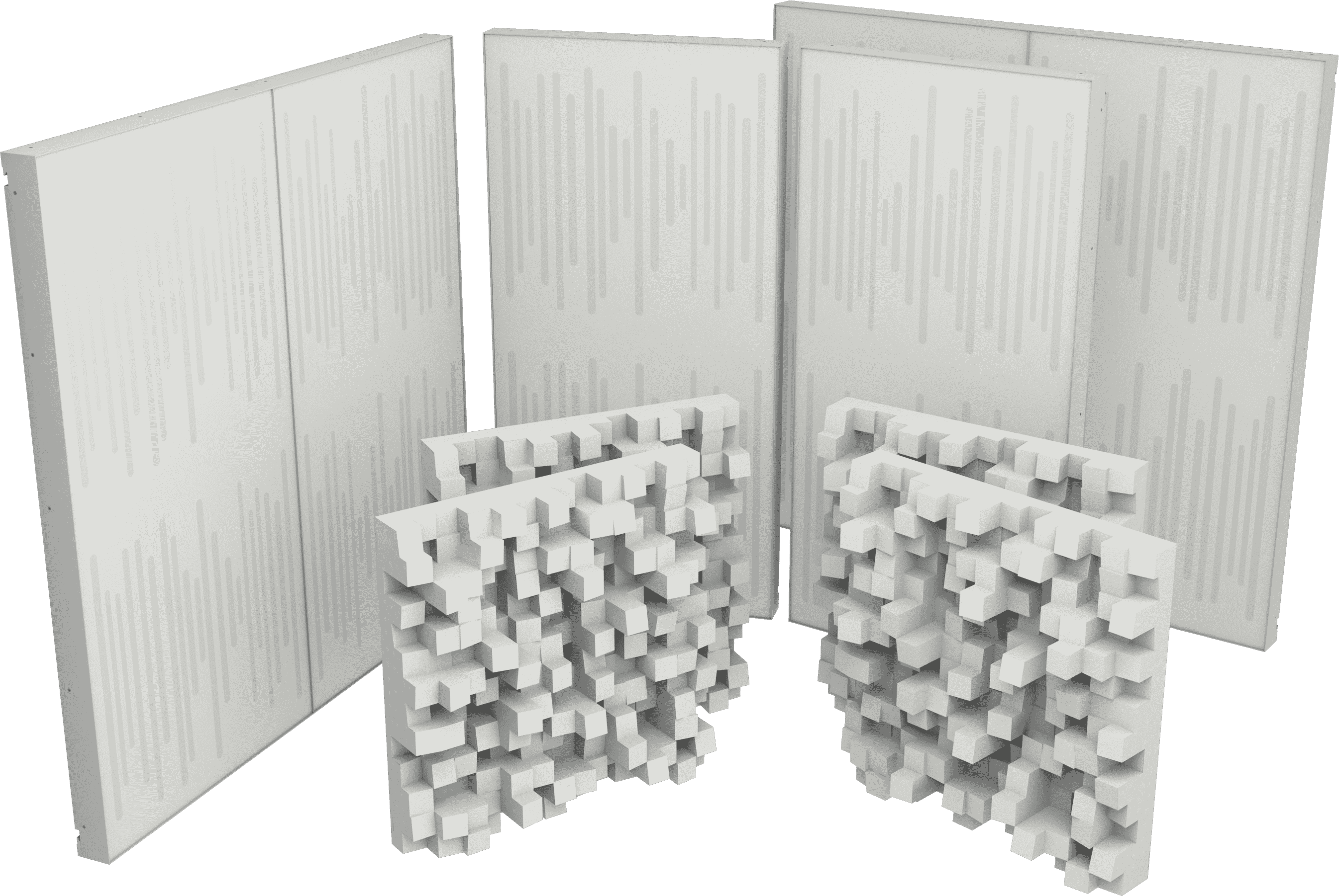 Vicoustic VicStudio VMT Box Acoustic Treatment Kit - White | Sweetwater