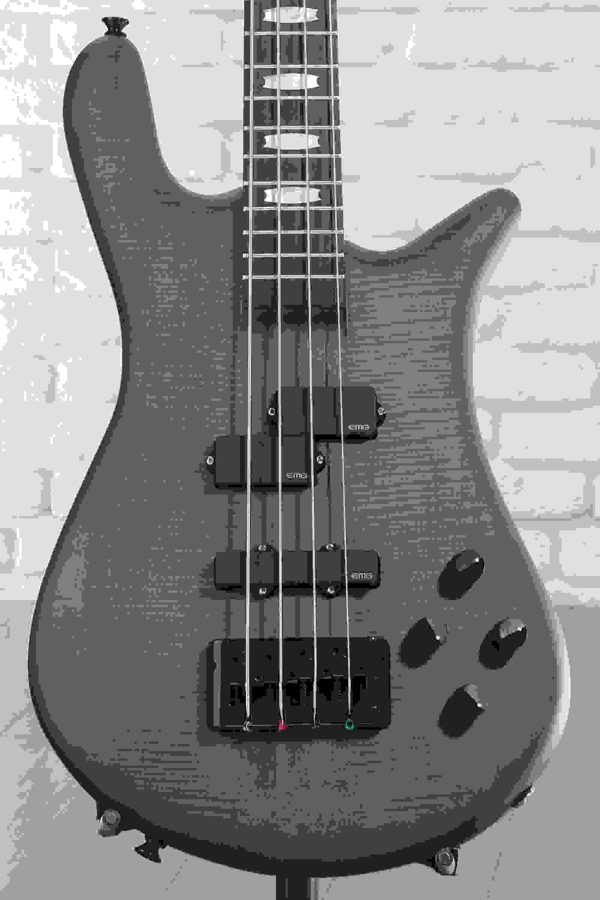 Spector Euro 4 LX Electric Bass Guitar - Black Stain | Sweetwater