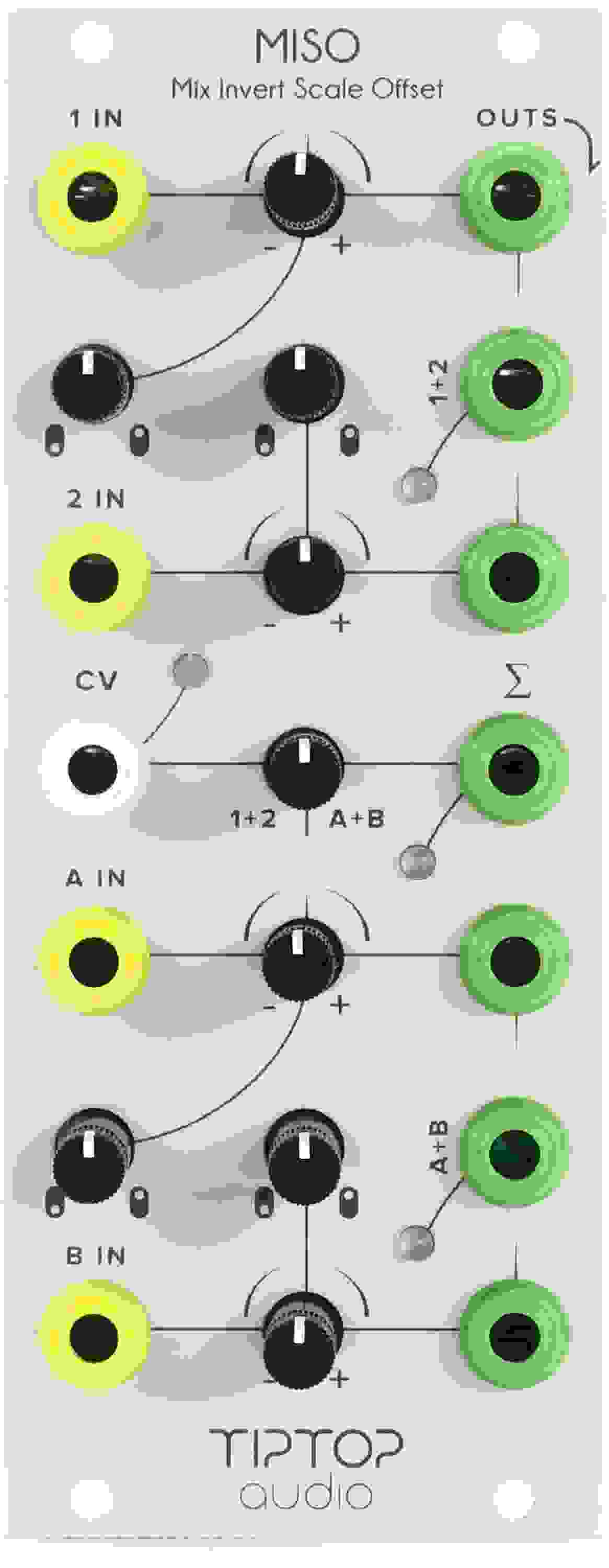 Tiptop Audio MISO Eurorack CV Modulator - White | Sweetwater