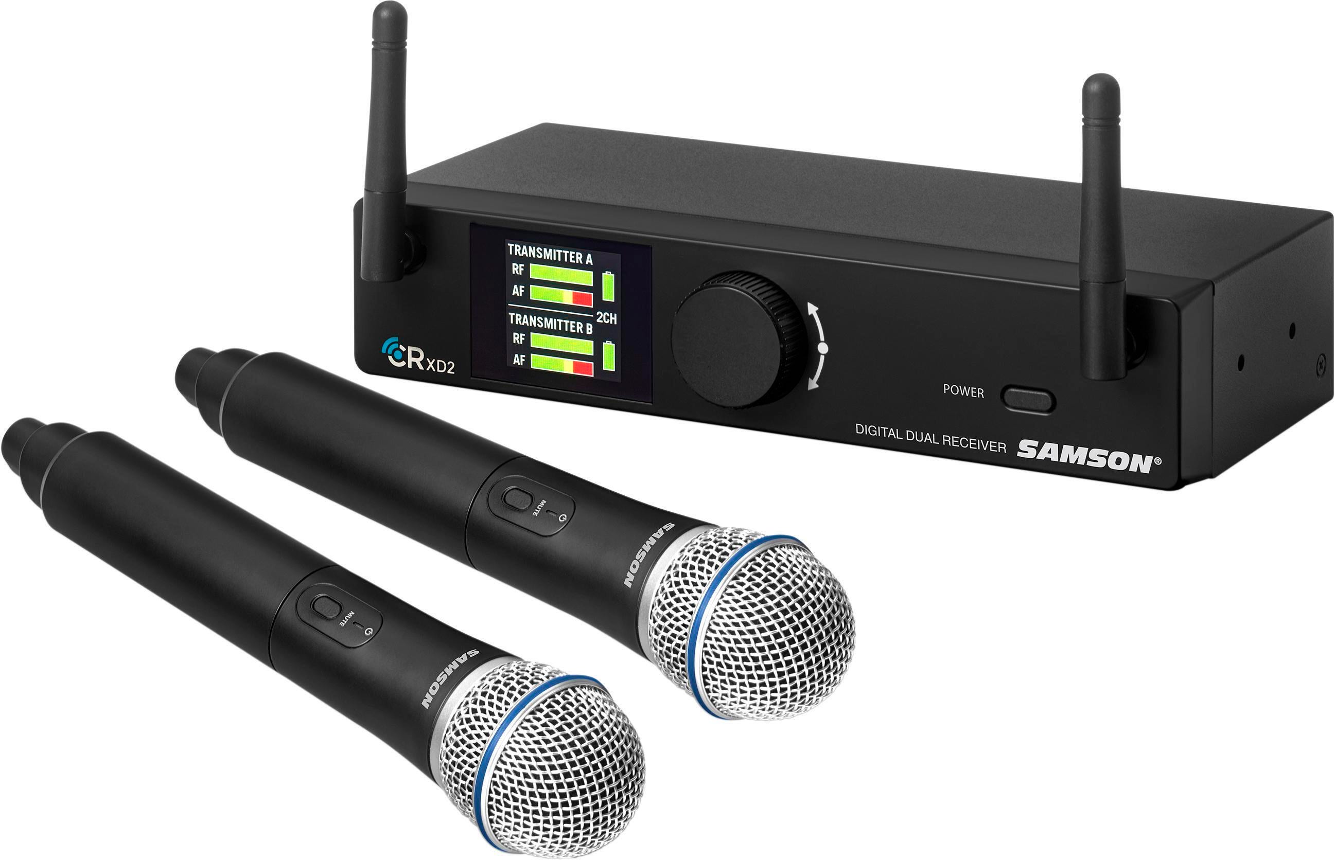 Samson Concert XD2 Digital Wireless Handheld Microphone System - 1.9GHz ...