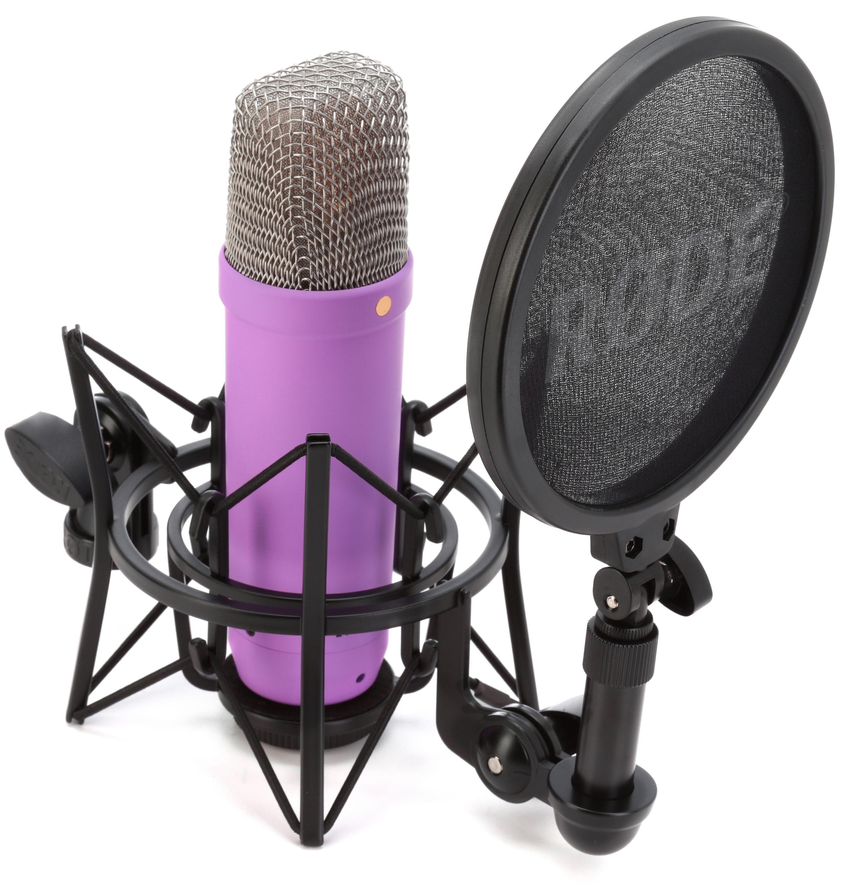 Rode NT1 Signature Series Condenser Microphone with SM6 Shockmount and ...