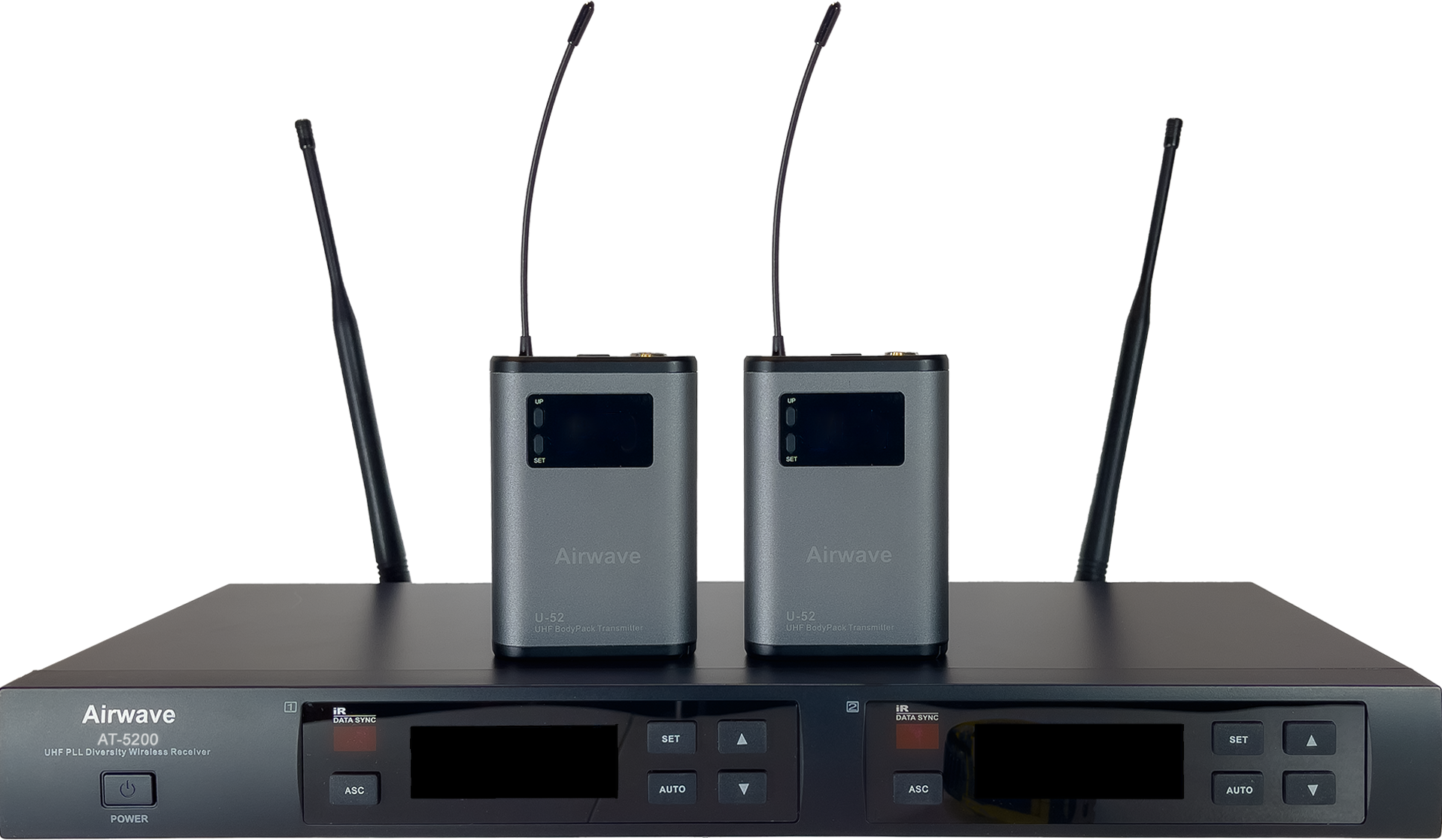 Airwave Technologies AT-5220 Dual-channel Wireless Lavalier Microphone System - 512MHz-542MHz ...