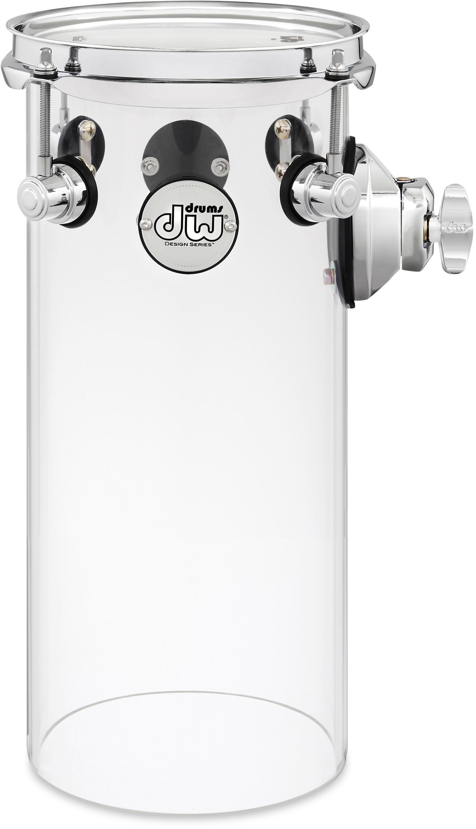 DW Design Series Rata Tom - 14 inches x 6 inches, Clear | Sweetwater