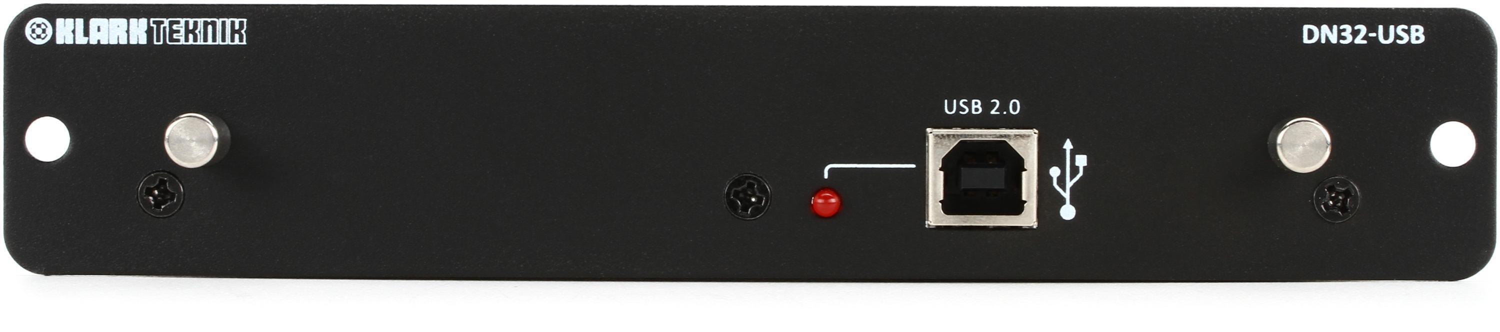 Klark Teknik DN32-USB 32x32-channel USB 2.0 Expansion Module | Sweetwater