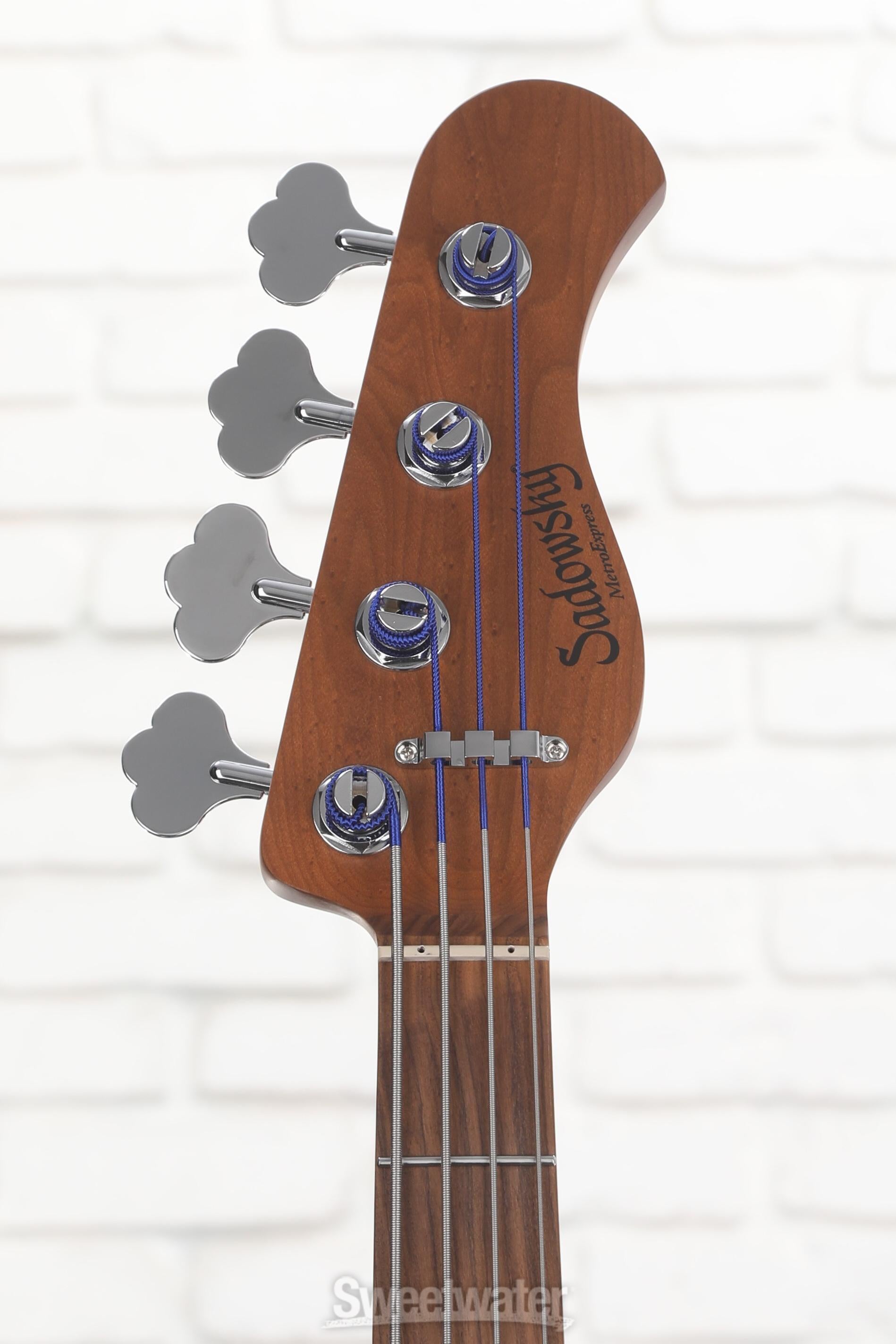 Sadowsky MetroExpress 21-fret Hybrid PJ 4-string Bass - Black | Sweetwater