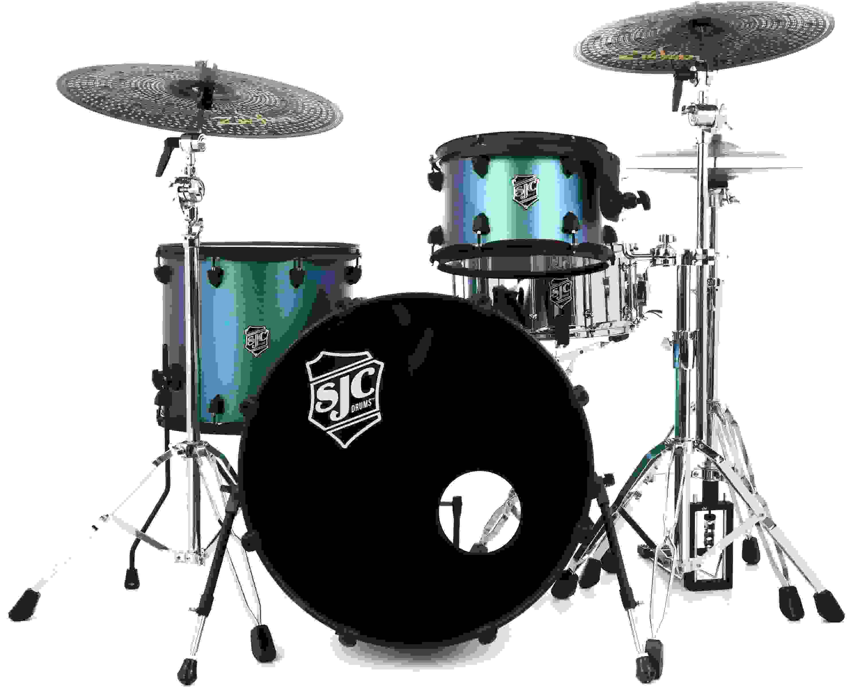 SJC Custom Drums Pathfinder Series 3-piece Shell Pack - Pacific Teal ...