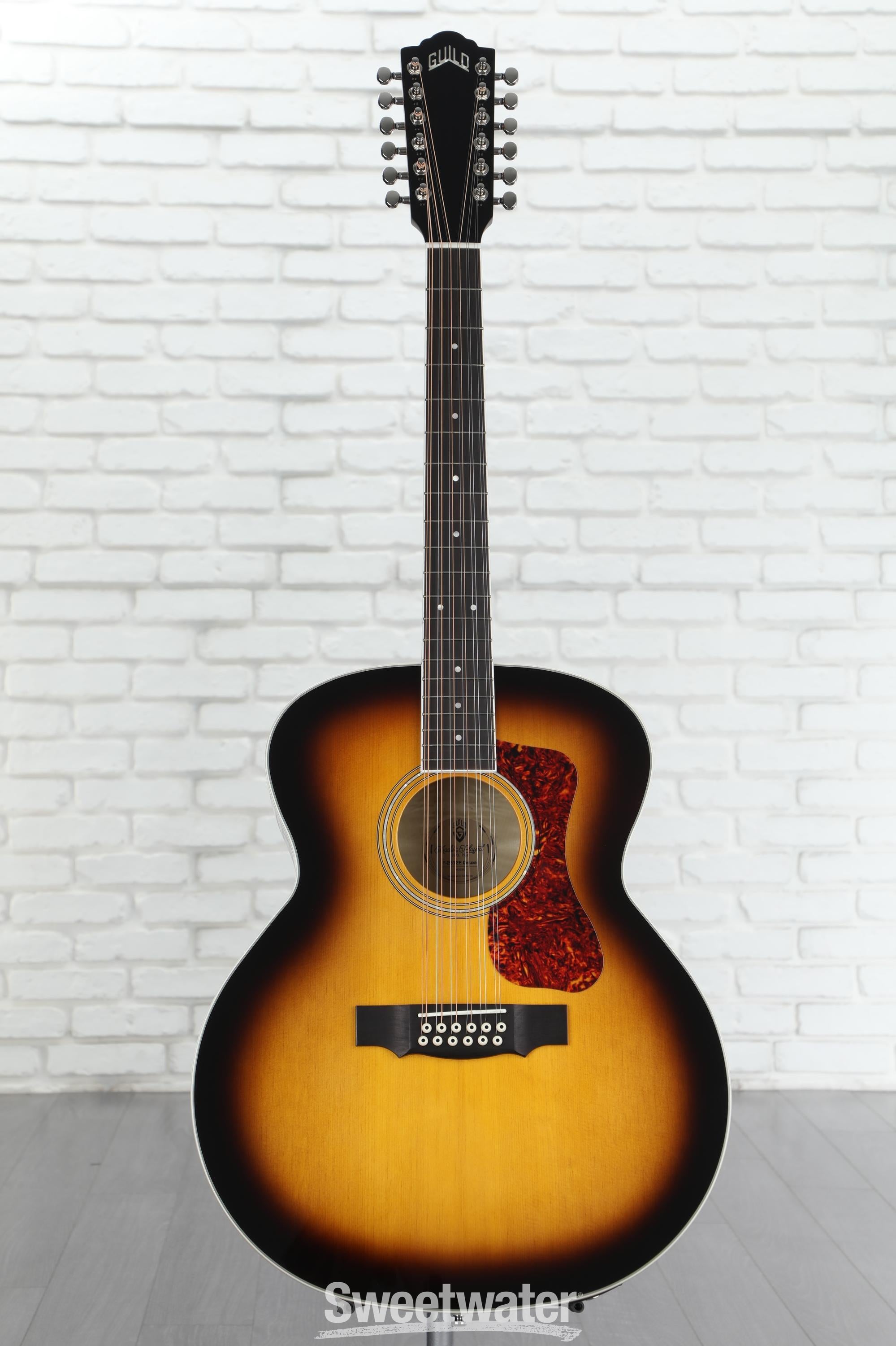 Guild F-2512E Deluxe 12-string Acoustic-electric Guitar - Antique ...