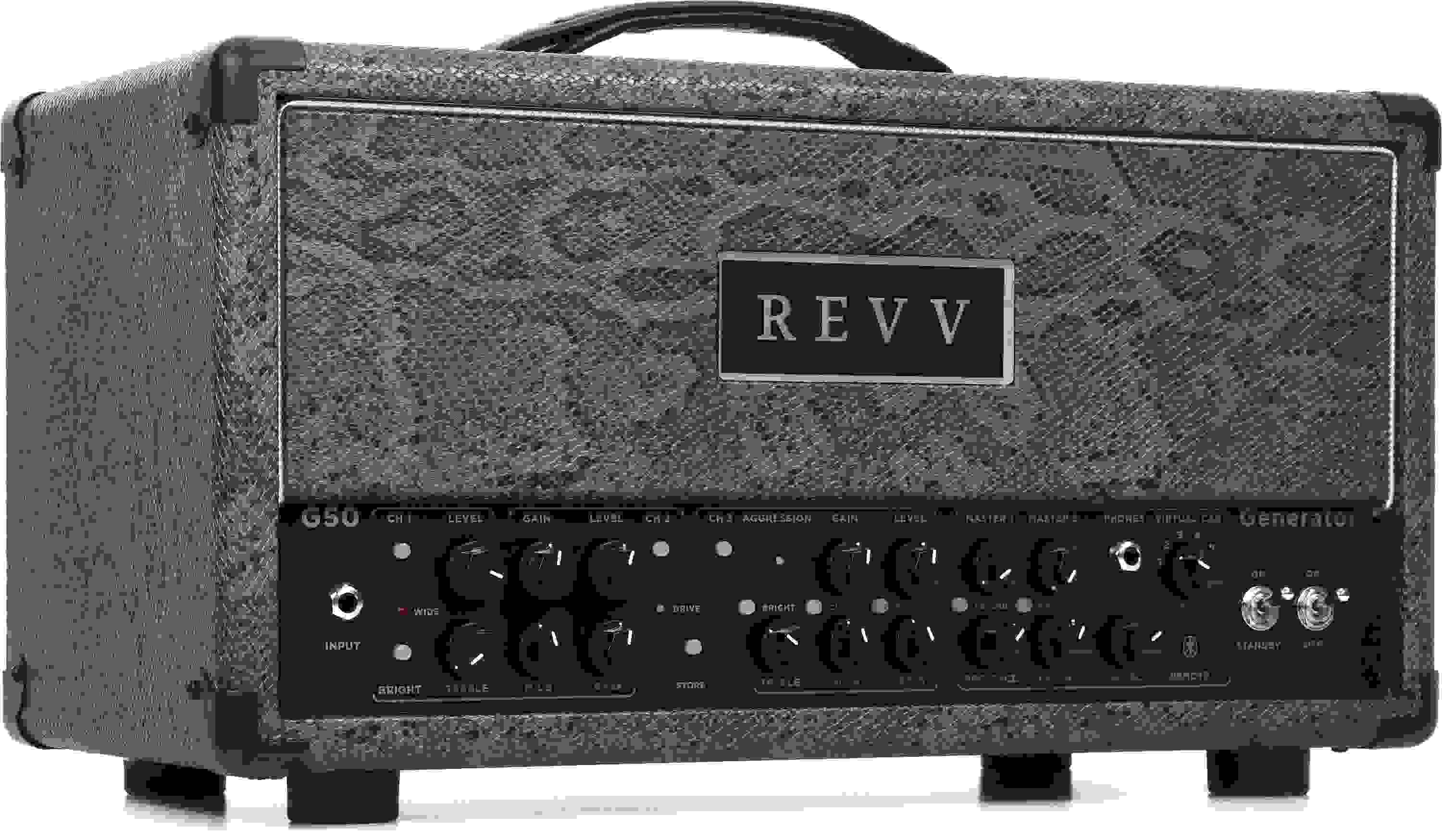 Revv Generator G50 50-/10-watt Tube Amplifier Head - Purple Snakeskin ...