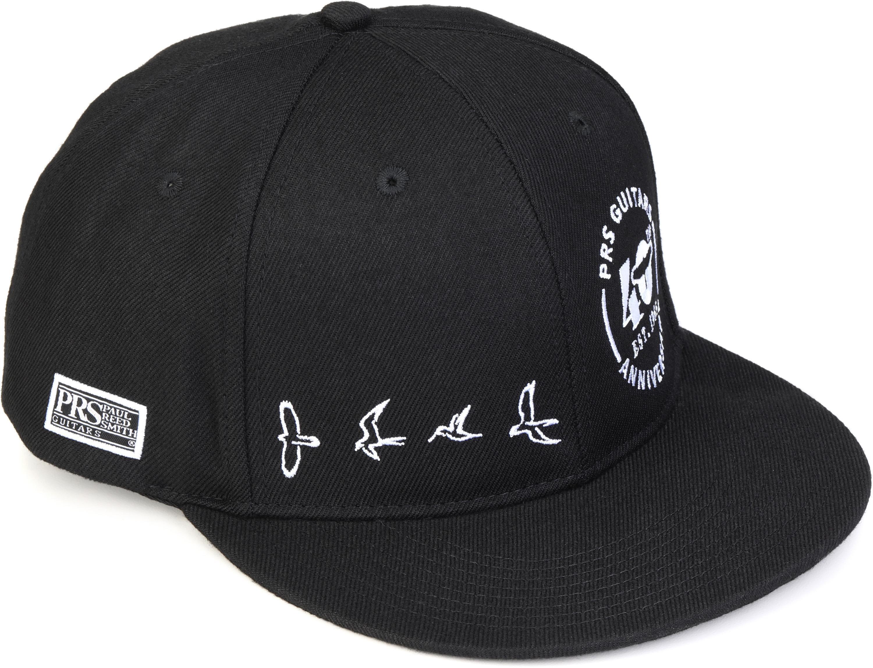 PRS 40th Anniversary Baseball Hat - Black with White Appointments ...