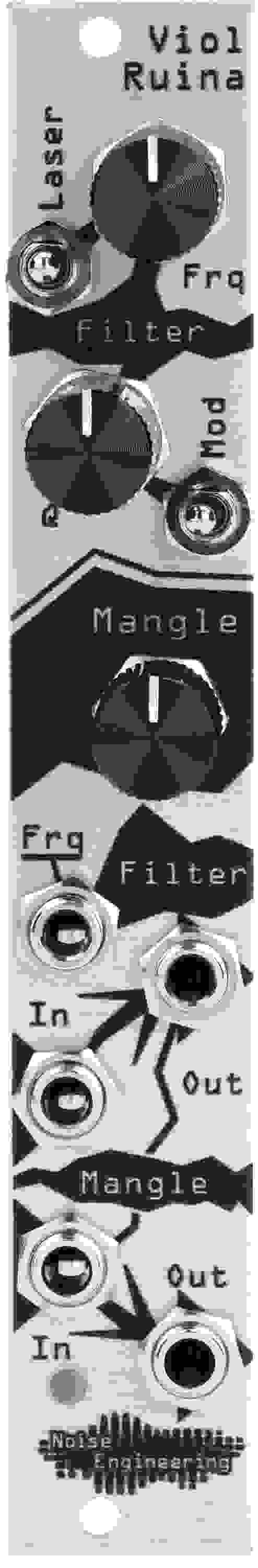 Noise Engineering Viol Ruina Lowpass Filter and Distortion Eurorack Module - Silver | Sweetwater