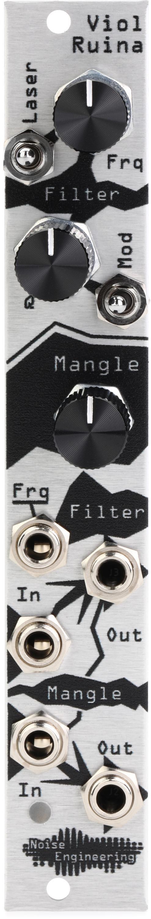 Noise Engineering Viol Ruina Lowpass Filter and Distortion Eurorack Module - Silver | Sweetwater
