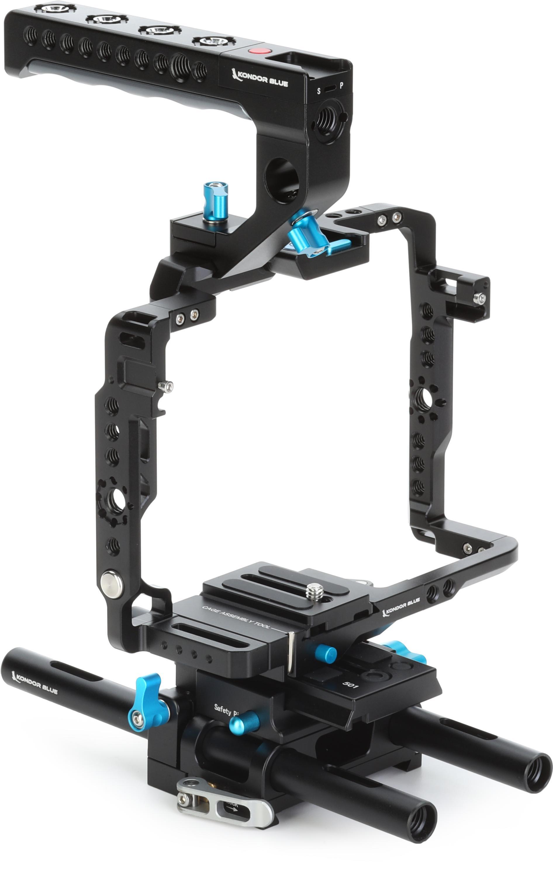 Kondor Blue Panasonic Lumix S1H Base Rig - Black | Sweetwater