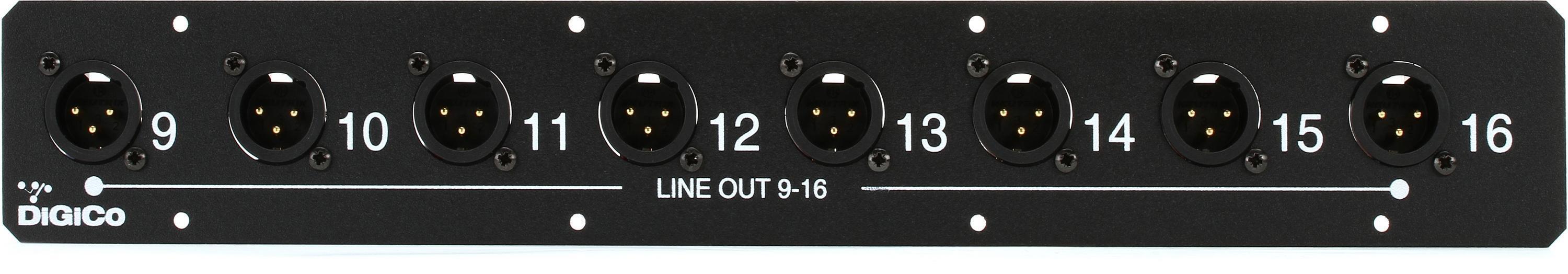 DiGiCo D-RACK-DAC D-Series 8 Ch Analog Output Card | Sweetwater