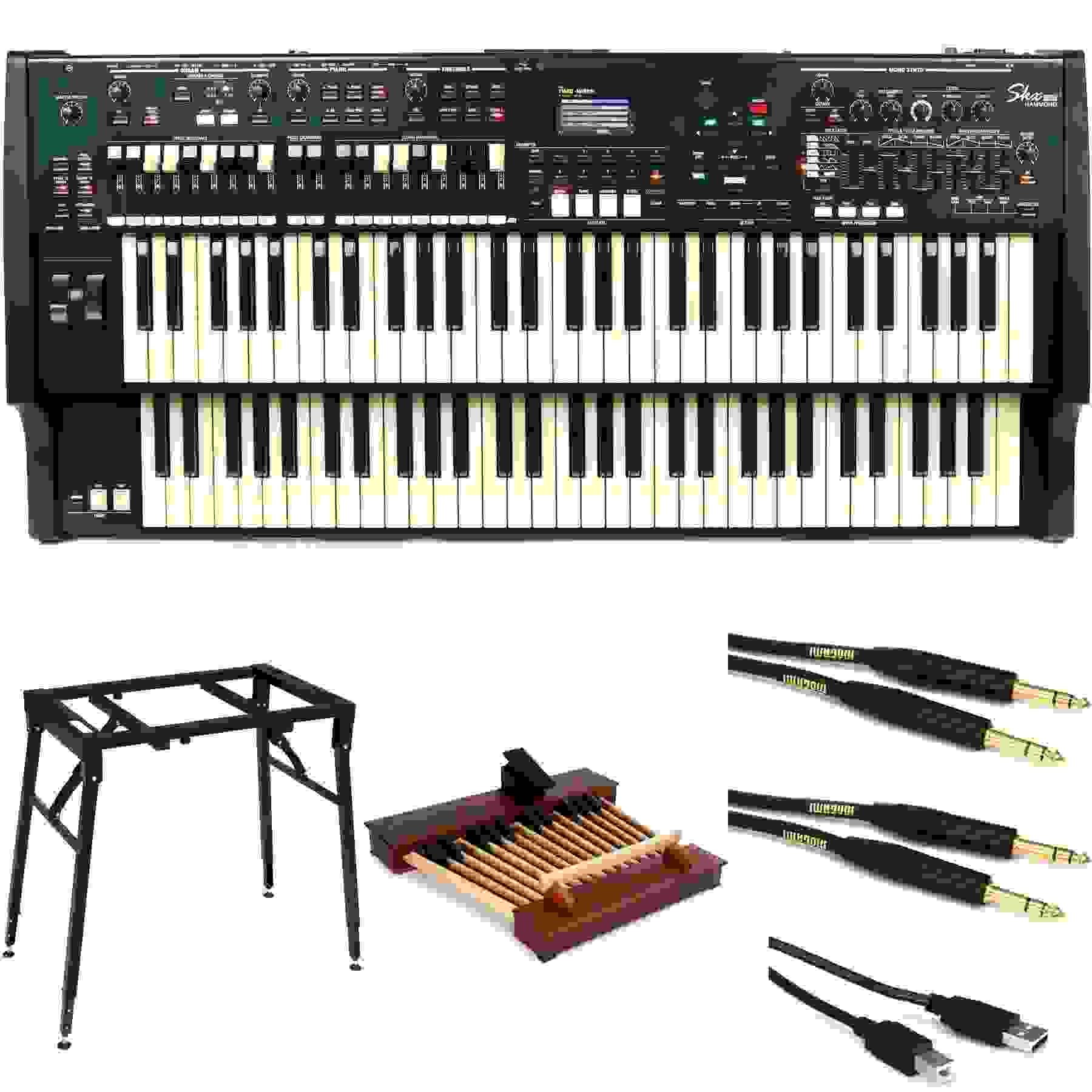Hammond SKX Pro Dual 61-key Stage Keyboard/Organ Stand and Pedals ...