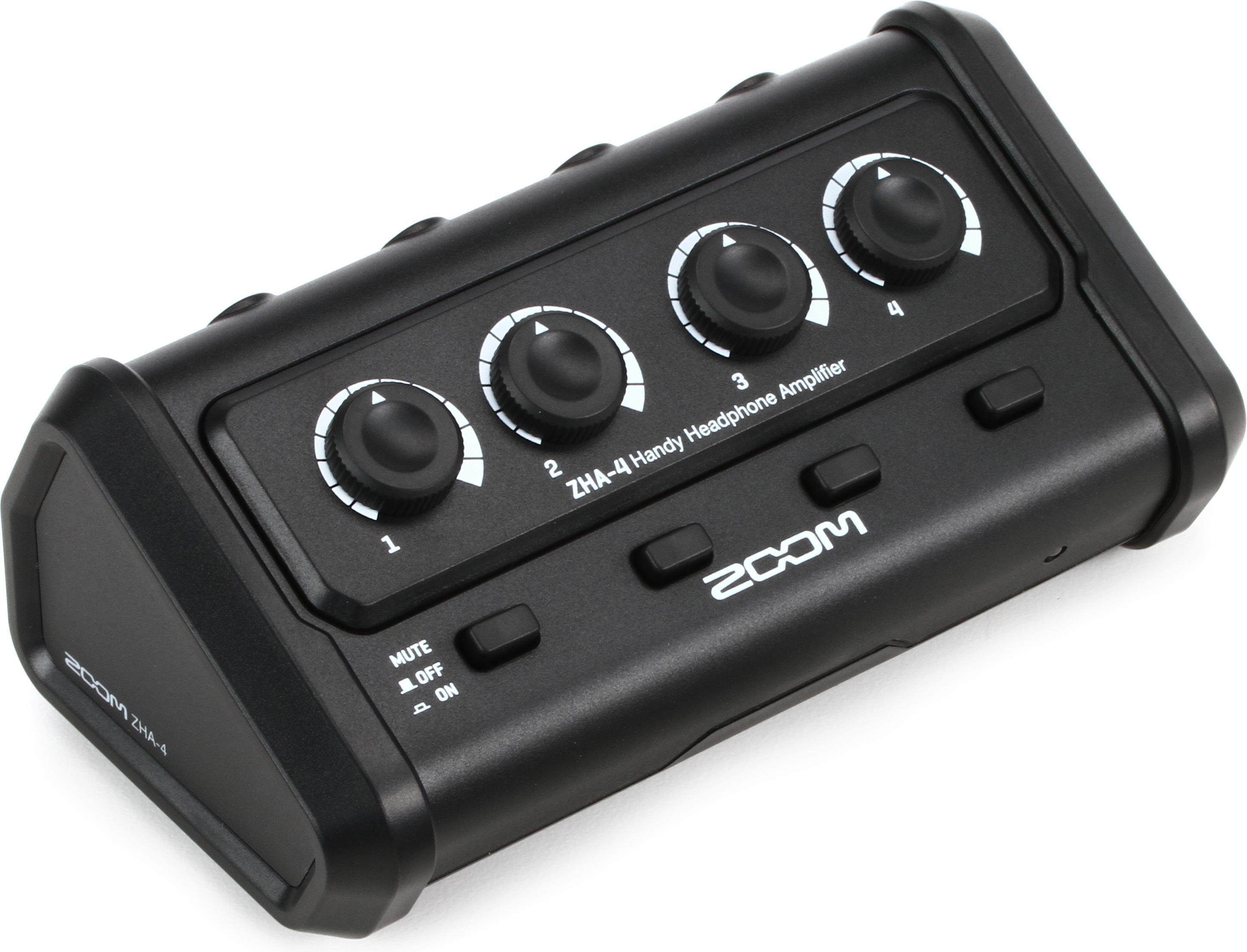 Zoom ZHA-4 4-channel Headphone Amplifier | Sweetwater