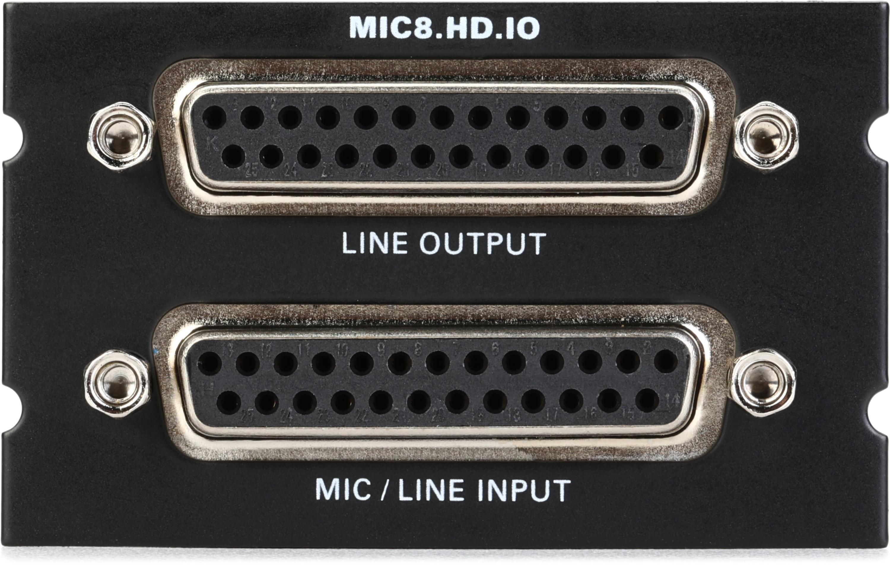 DirectOut MIC8.HD.IO Analog Microphone I/O Converter Module | Sweetwater