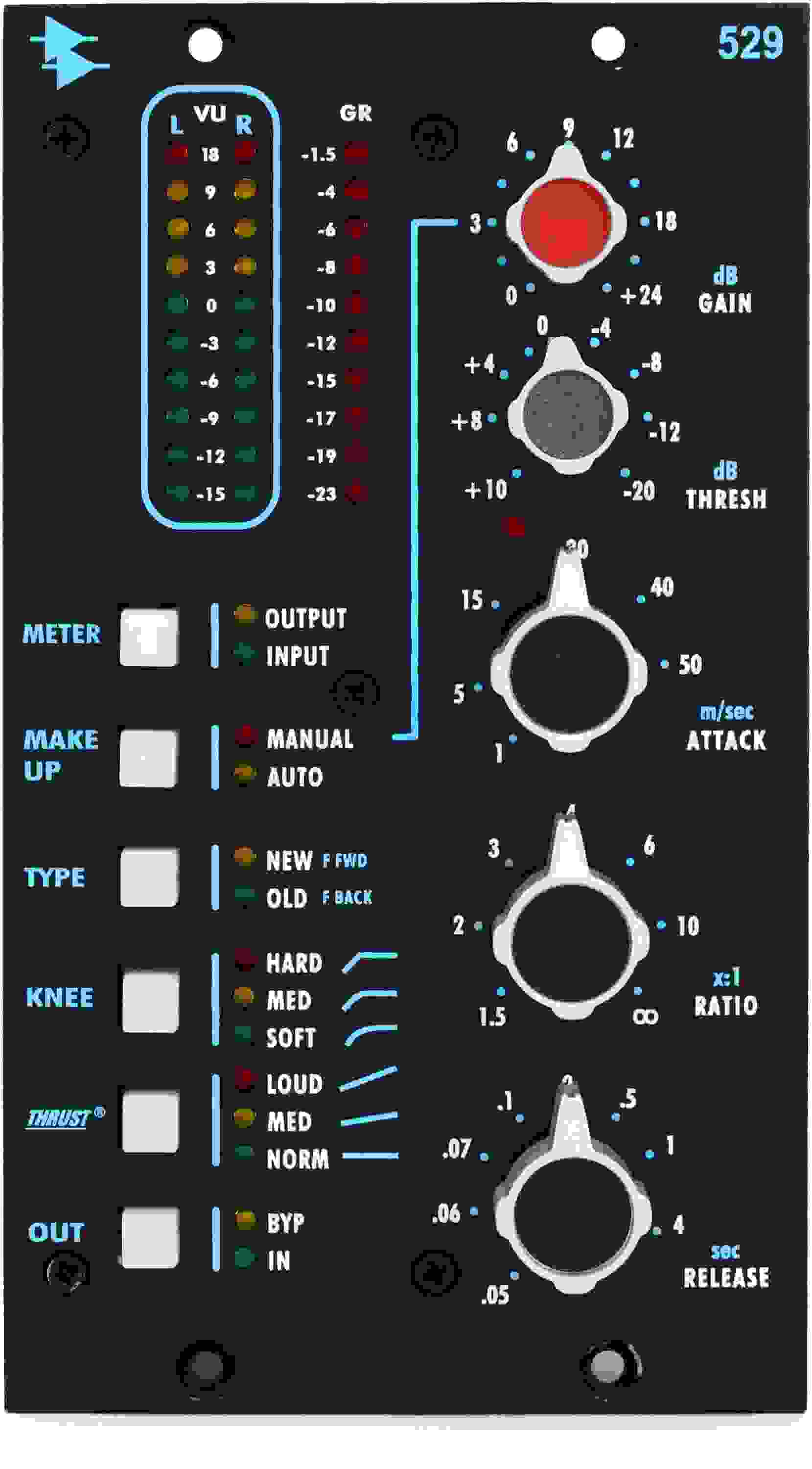 API 529 500 Series Stereo Compressor | Sweetwater