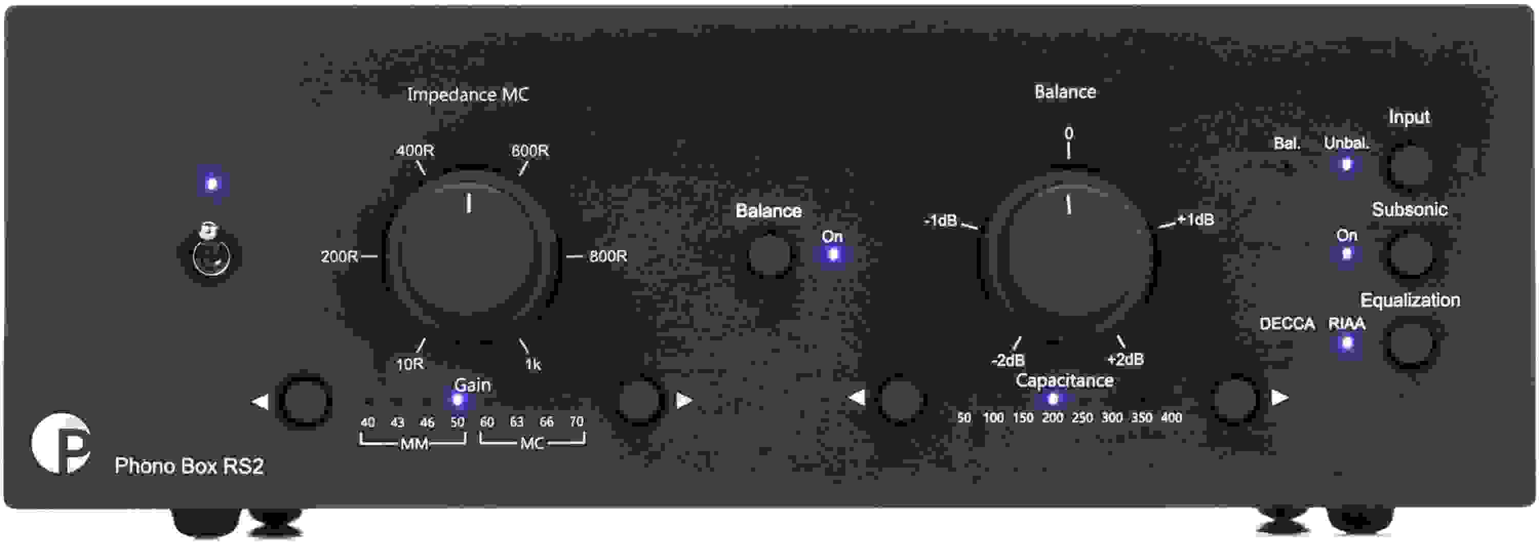 Pro-Ject Phono Box RS2 Balanced MM/MC Phono Preamp - Black | Sweetwater