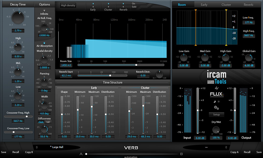 Flux Ircam Verb V3 Acoustics Simulation and Reverb Plug-in | Sweetwater