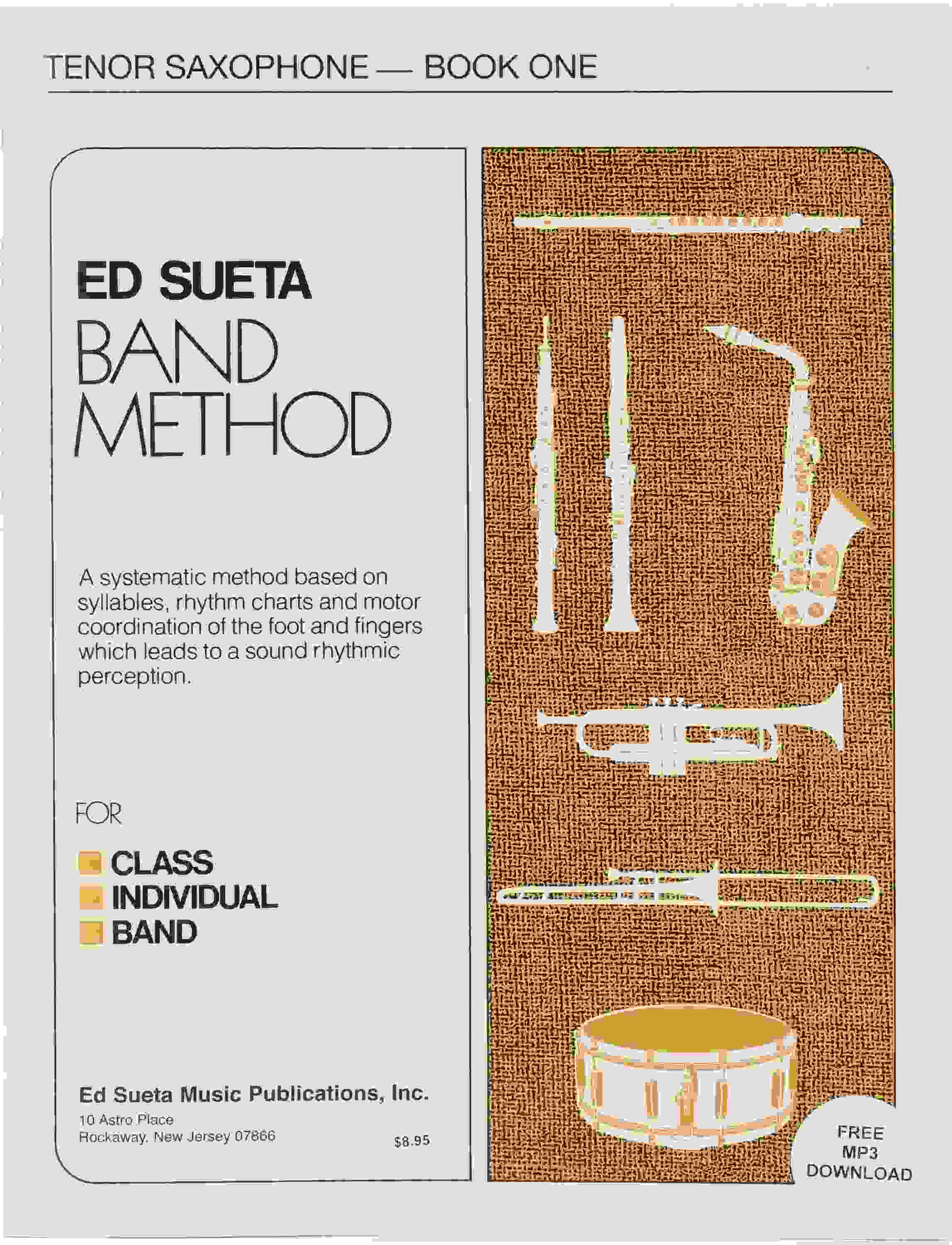 Ed Sueta Music Publications Band Method Book 1 - Tenor Saxophone ...