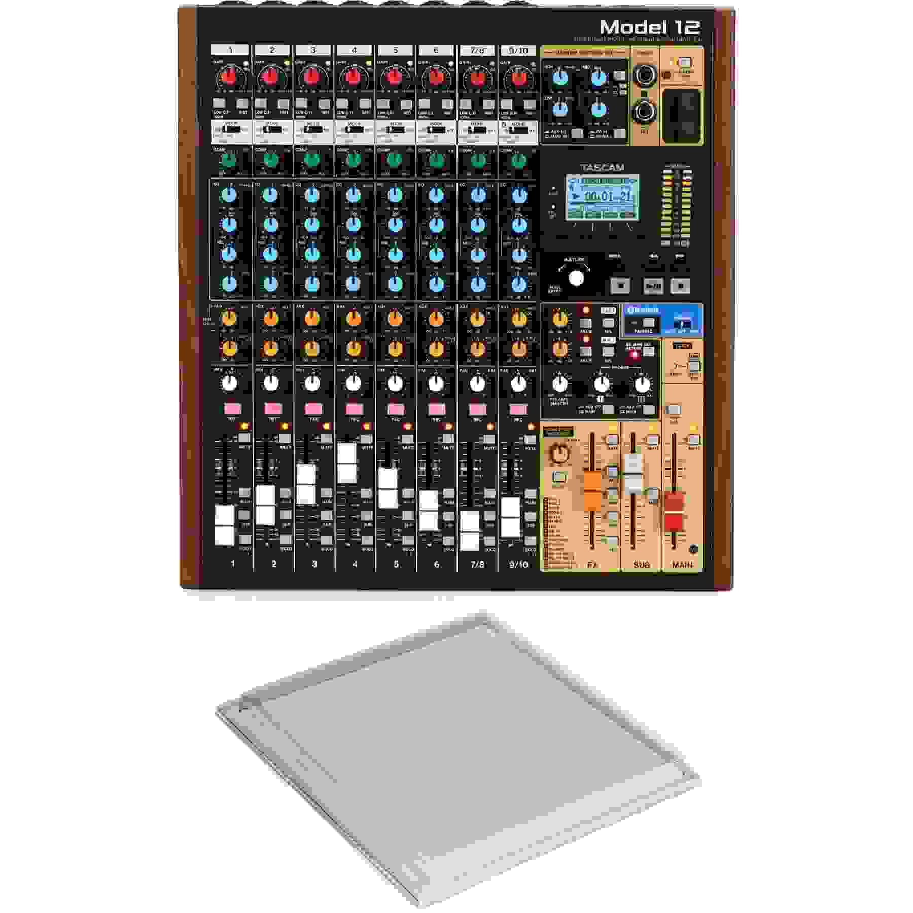 TASCAM Model 12 Mixer / Interface / Recorder / Controller and Decksaver ...