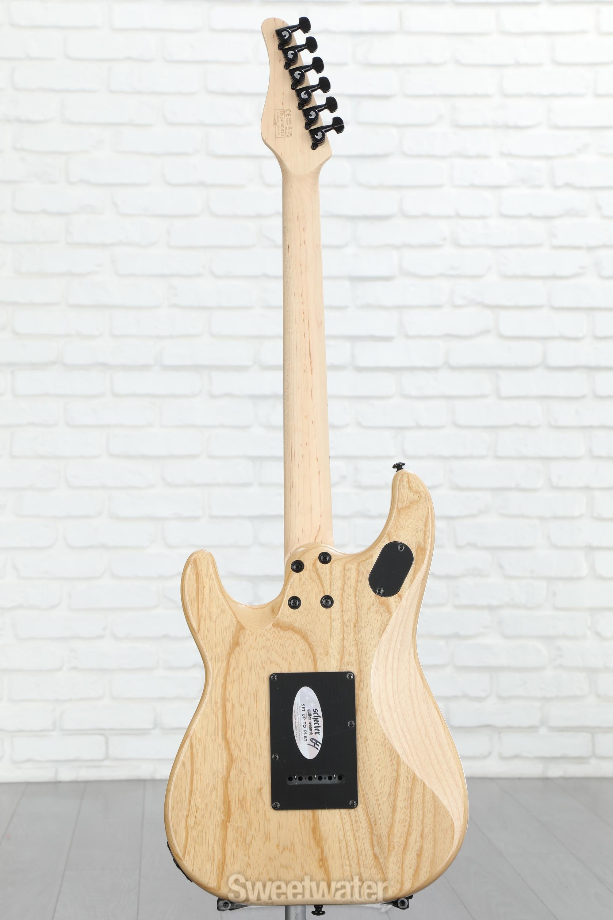 Schecter Justin Beck 6 Signature Electric Guitar - Natural | Sweetwater