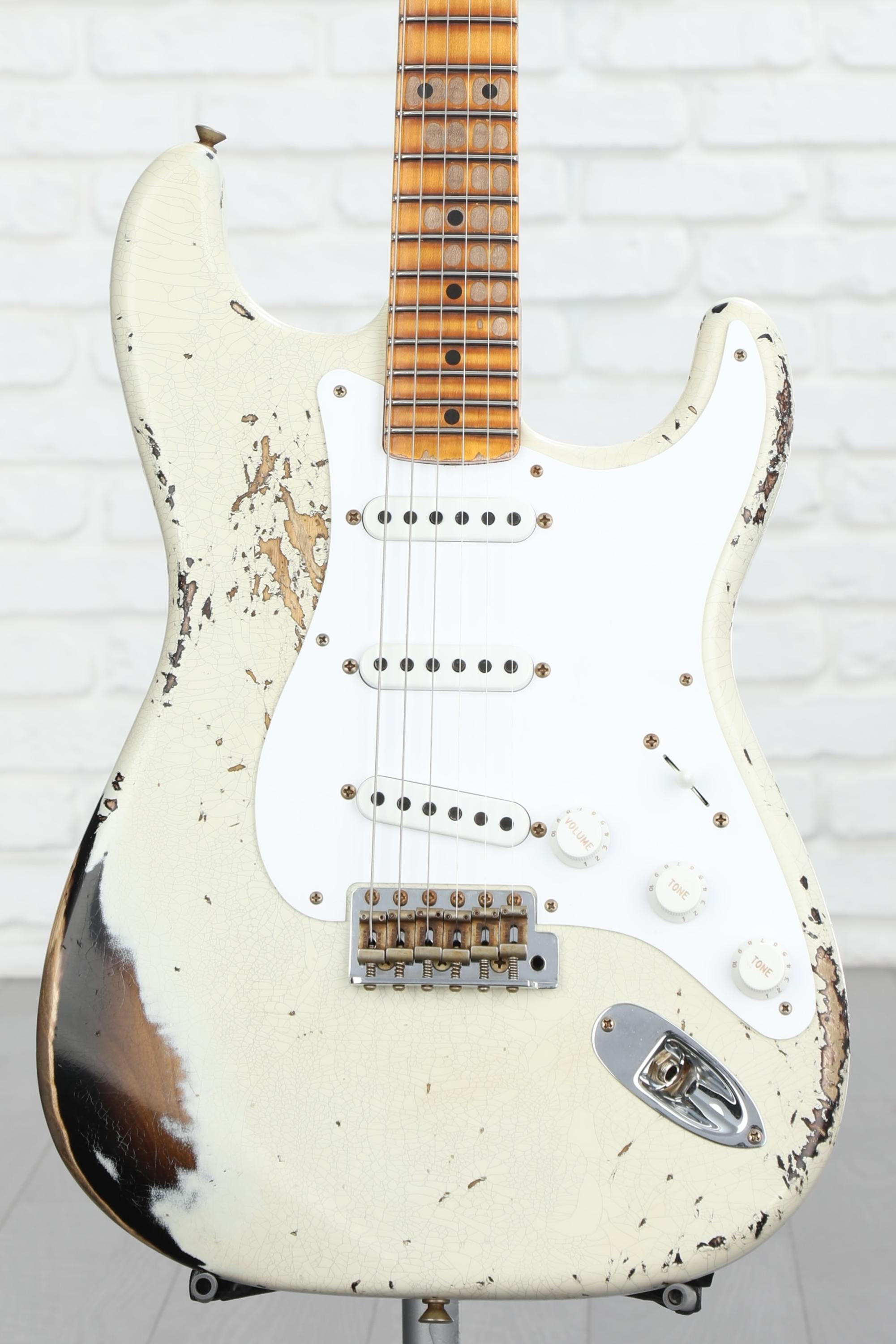 Fender Custom Shop Limited Edition '54 Stratocaster Heavy Relic Electric Guitar - Aged '55 ...