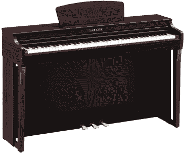 Yamaha Clavinova CLP-725 Digital Upright Piano with Bench - Rosewood ...