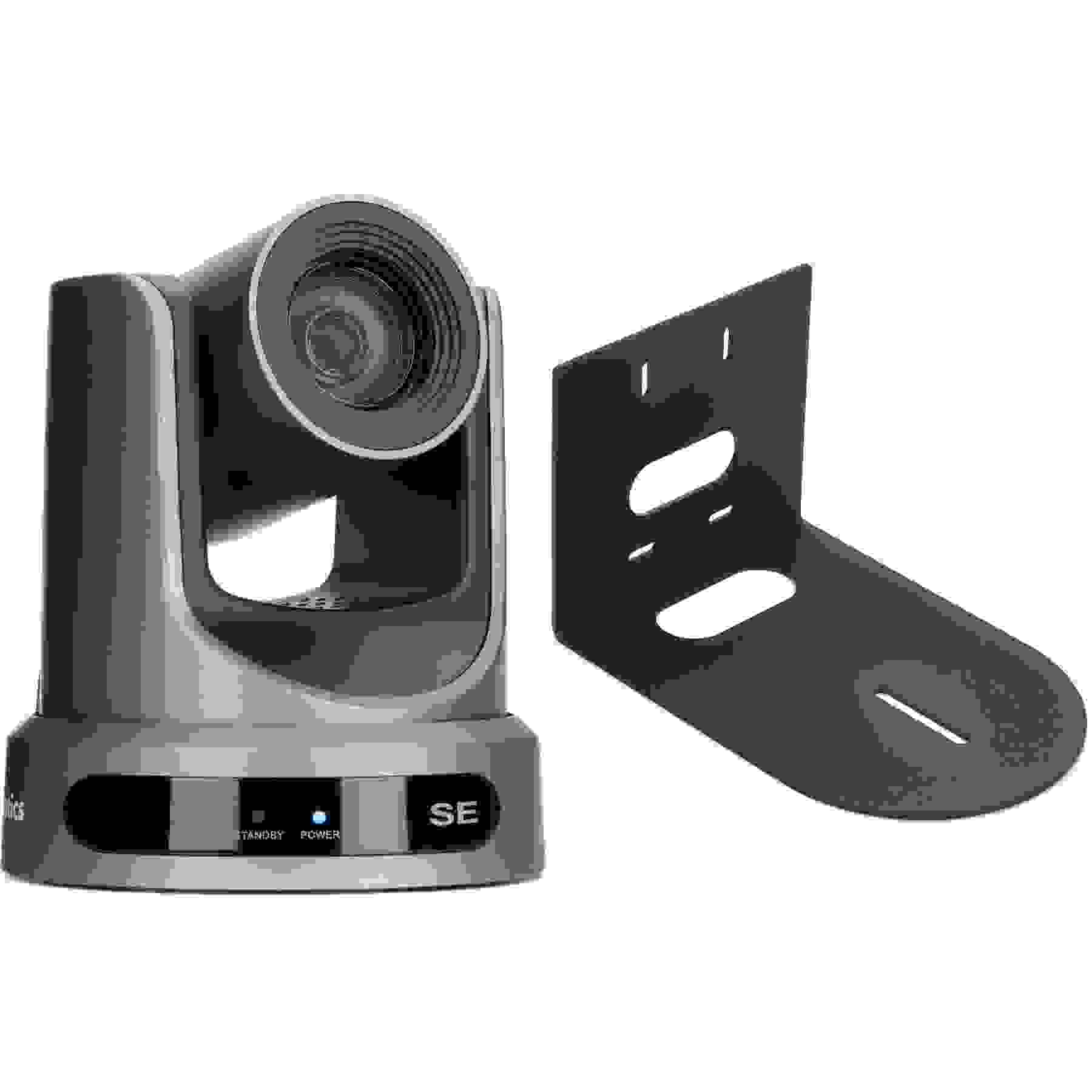 PTZOptics Move SE 20X Optical Zoom PTZ Camera with Wall Mount - Grey ...