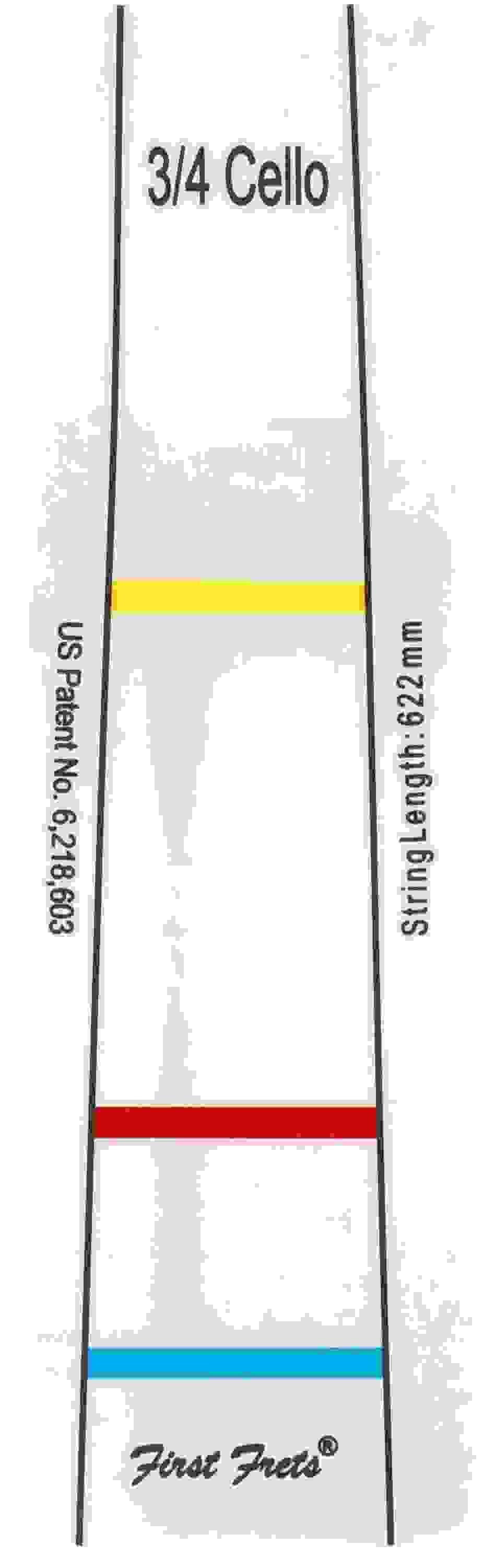 Don't Fret 3/4-sized Cello First Fret Position Marker | Sweetwater