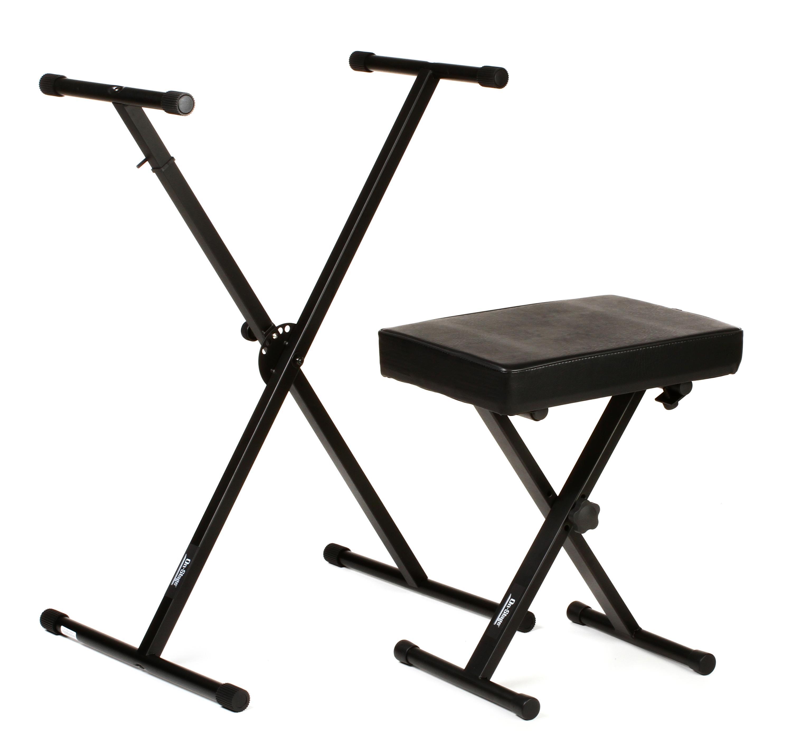 On-Stage KPK6500 Keyboard Stand and Bench Pack | Sweetwater