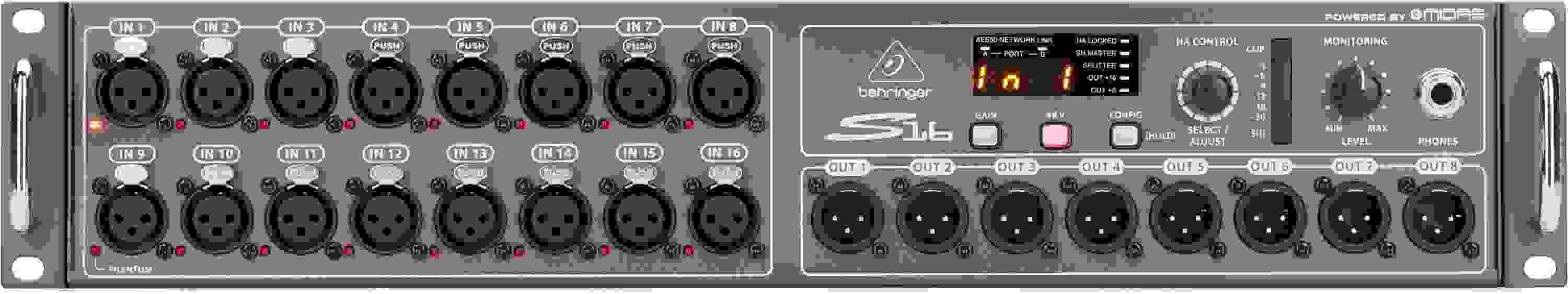 Behringer S16 16-input / 8-output Digital Stage Box Reviews | Sweetwater