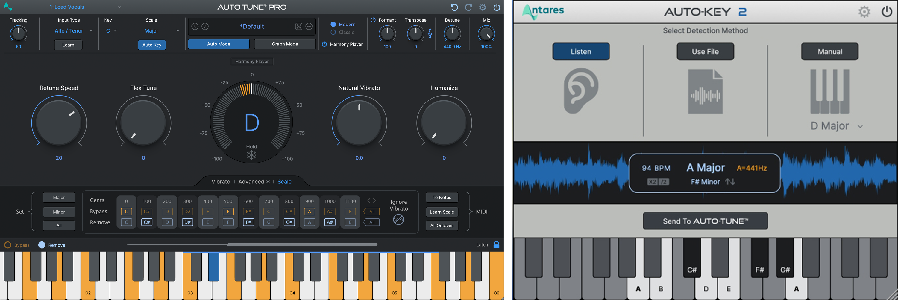 Antares Auto-Tune Pro 11 and Auto-Key 2 Plug-in Bundle | Sweetwater