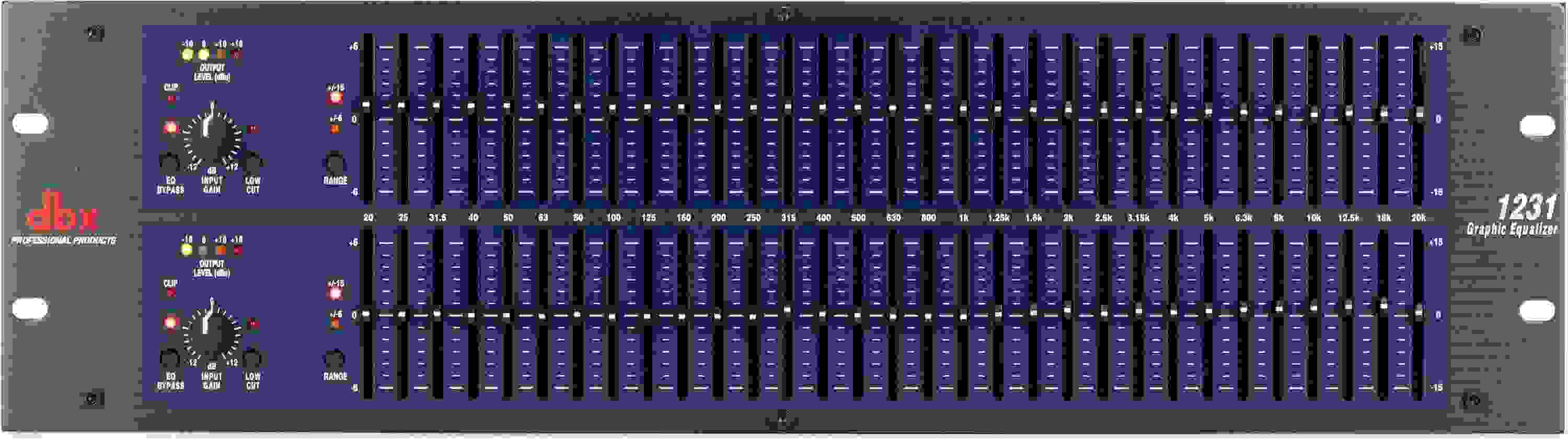 dbx 1231 Dual 31-band Graphic Equalizer | Sweetwater