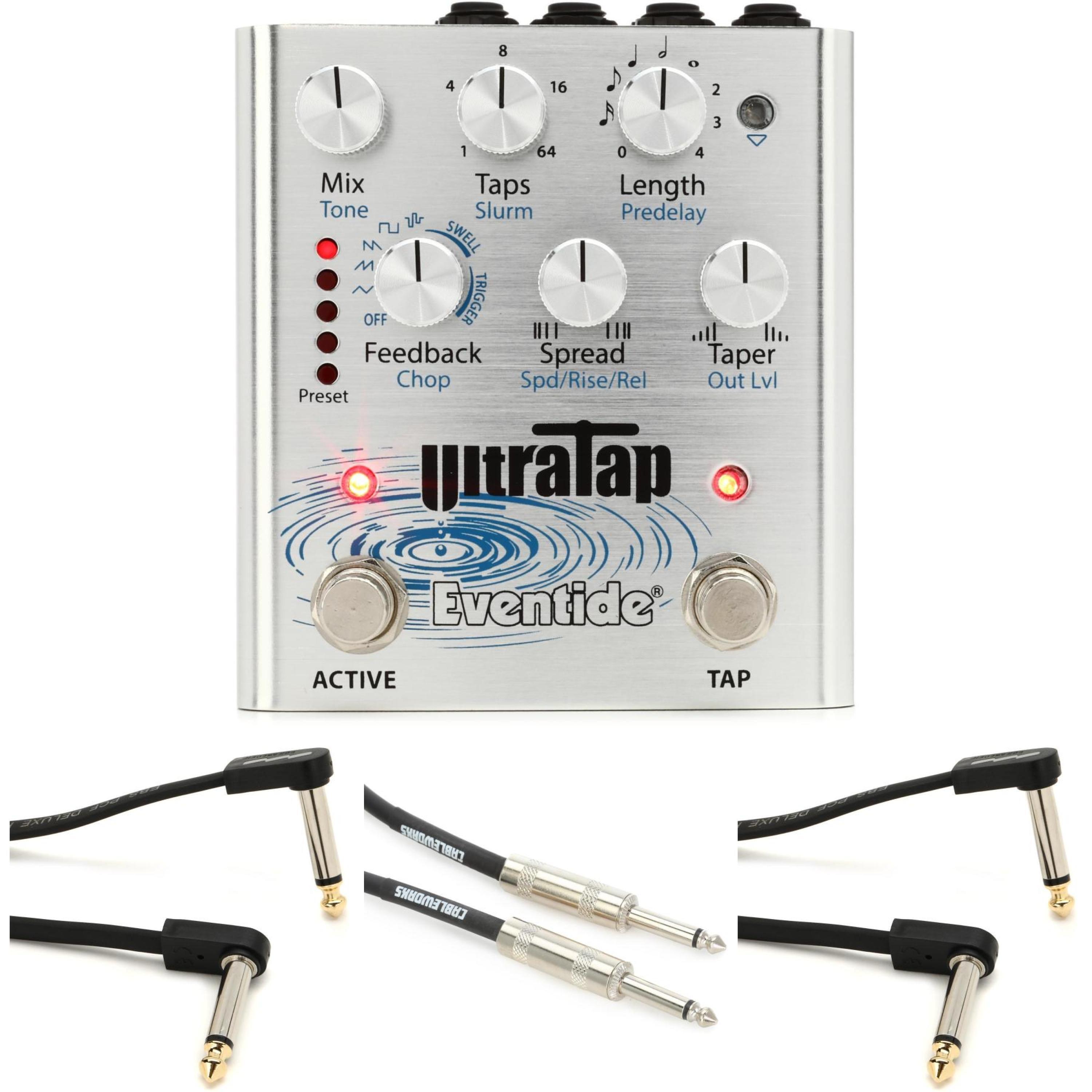 Eventide UltraTap Multi-Tap Effects Pedal - Cable Bundle | Sweetwater